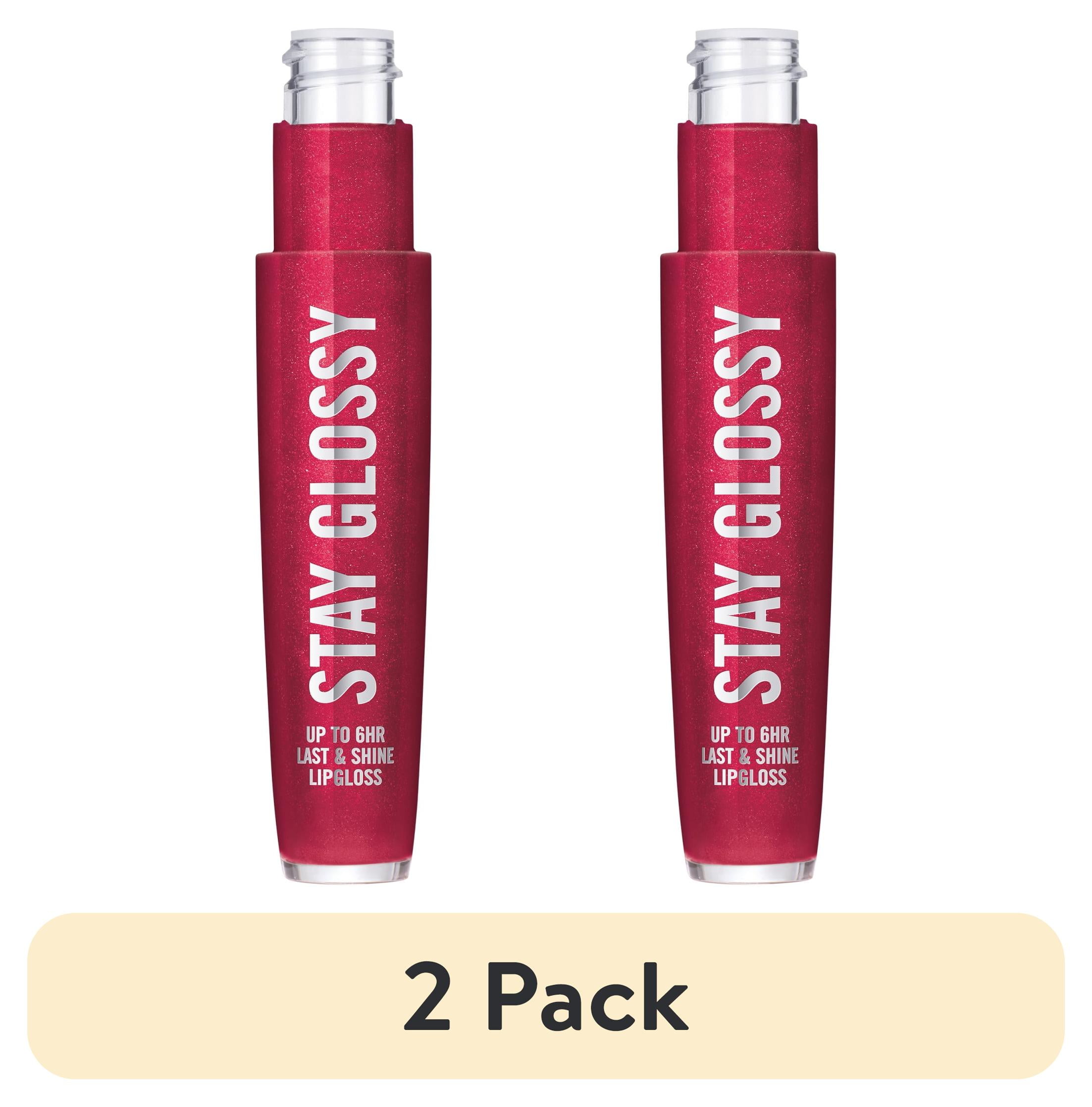 (2 pack) Rimmel Stay Glossy Lip Gloss, Grind Time, 0.18 oz - Walmart.com
