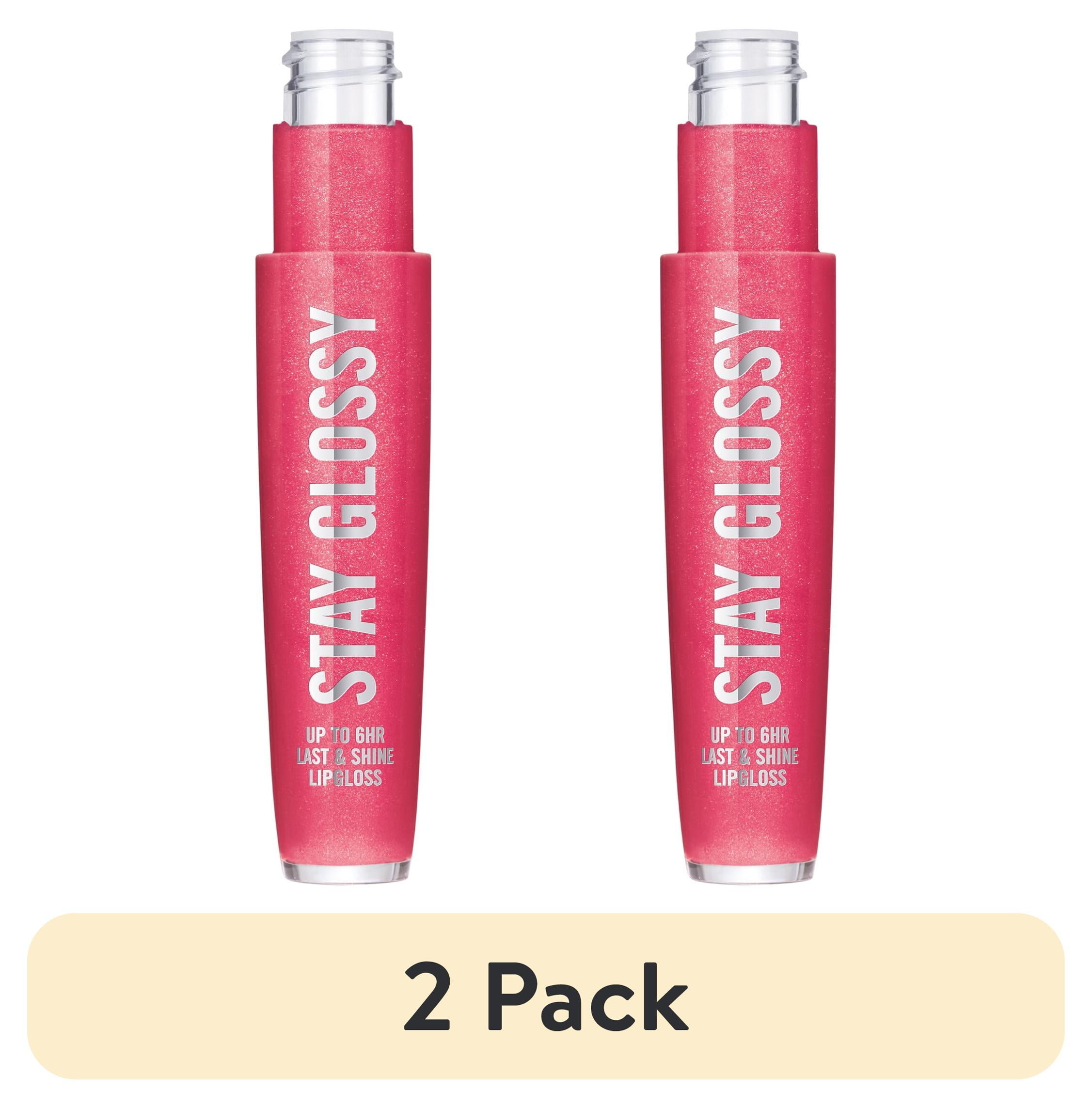 (2 pack) Rimmel Stay Glossy Lip Gloss, Reday to Flamingle, 0.18 oz - Walmart.com