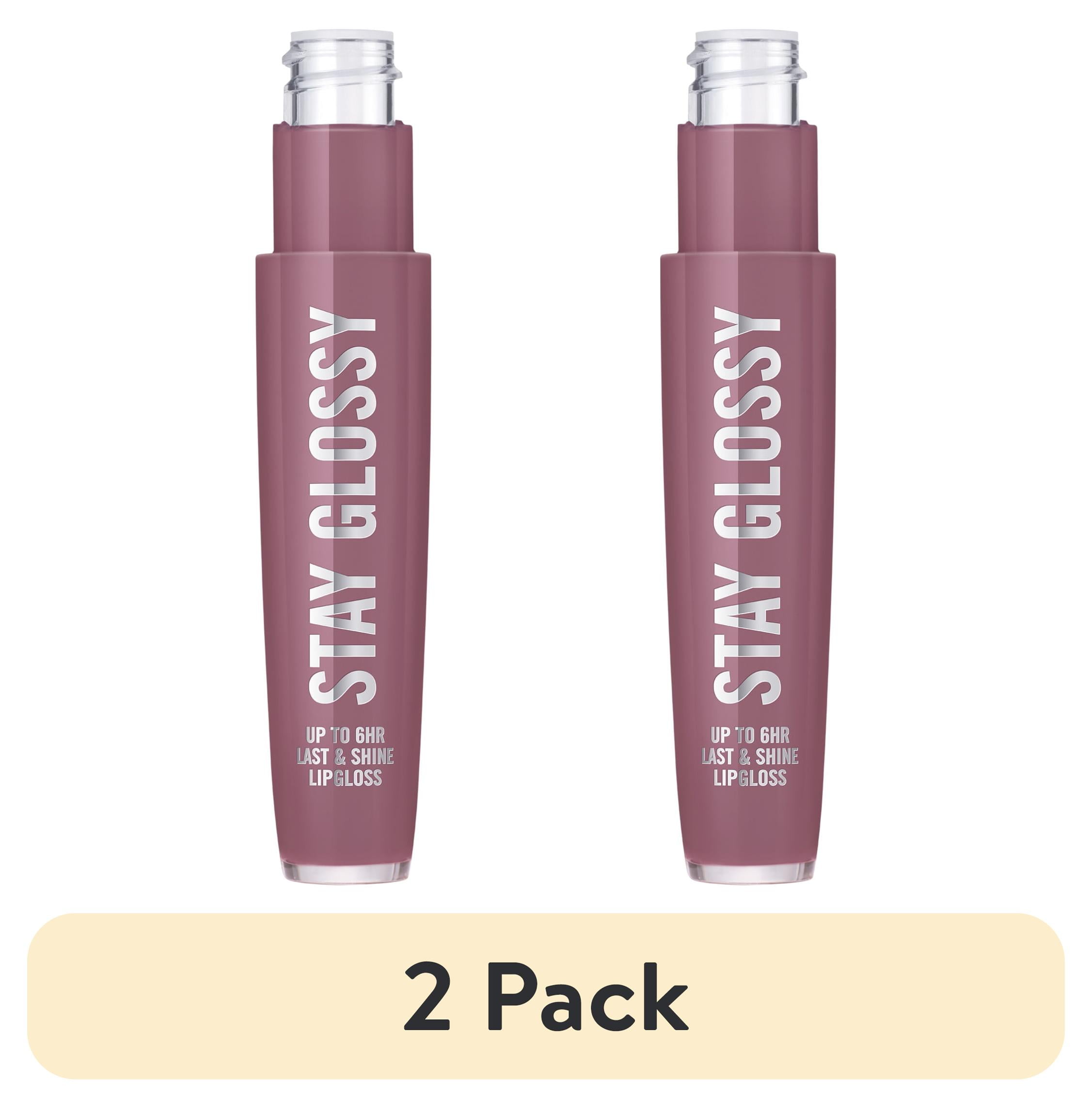 (2 pack) Rimmel Stay Glossy Lip Gloss, Tainted Love, 0.18 oz - Walmart.com