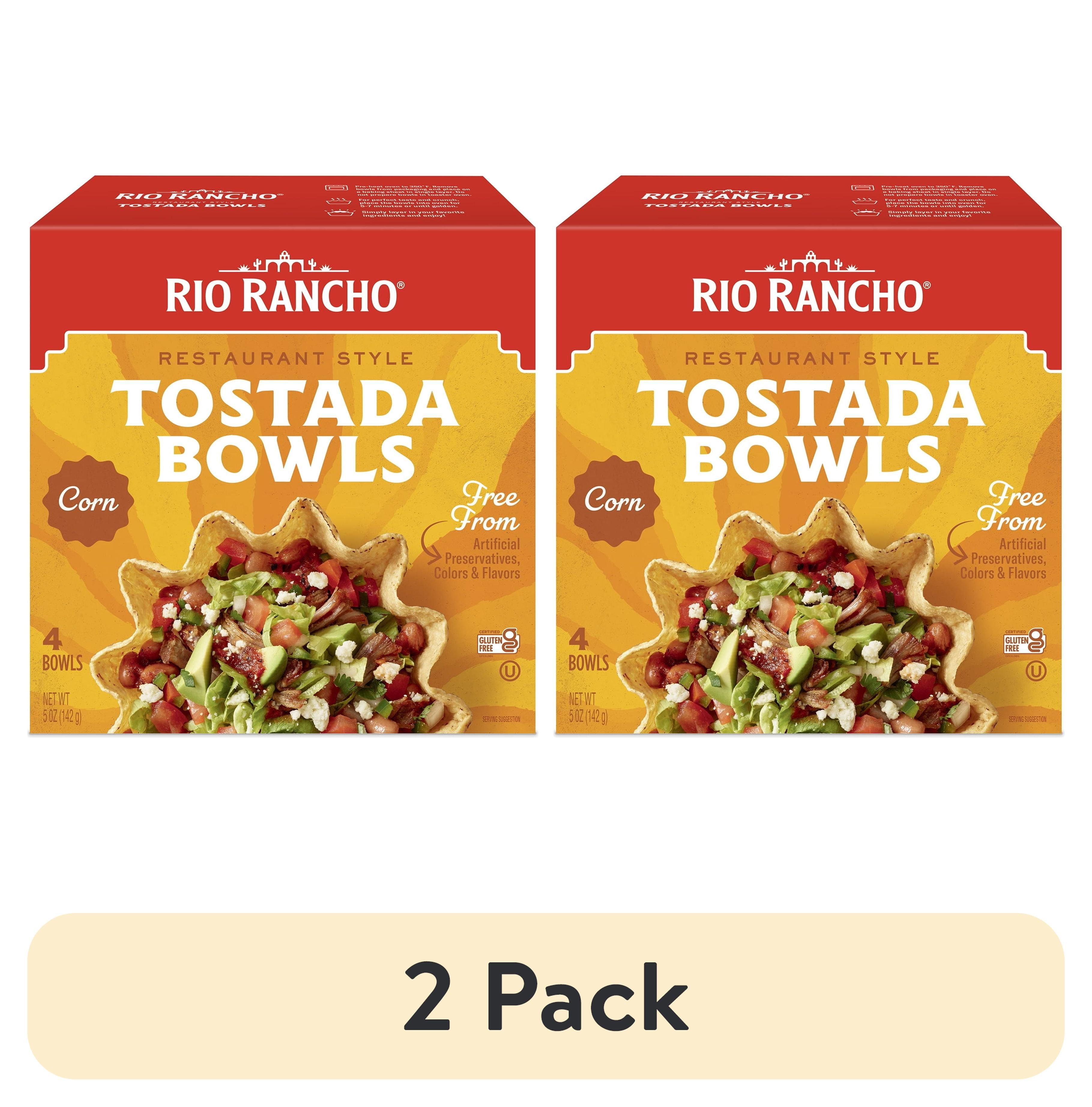 (2 pack) Rio Rancho Tostada Bowls Gluten Free Restaurant-Style ...