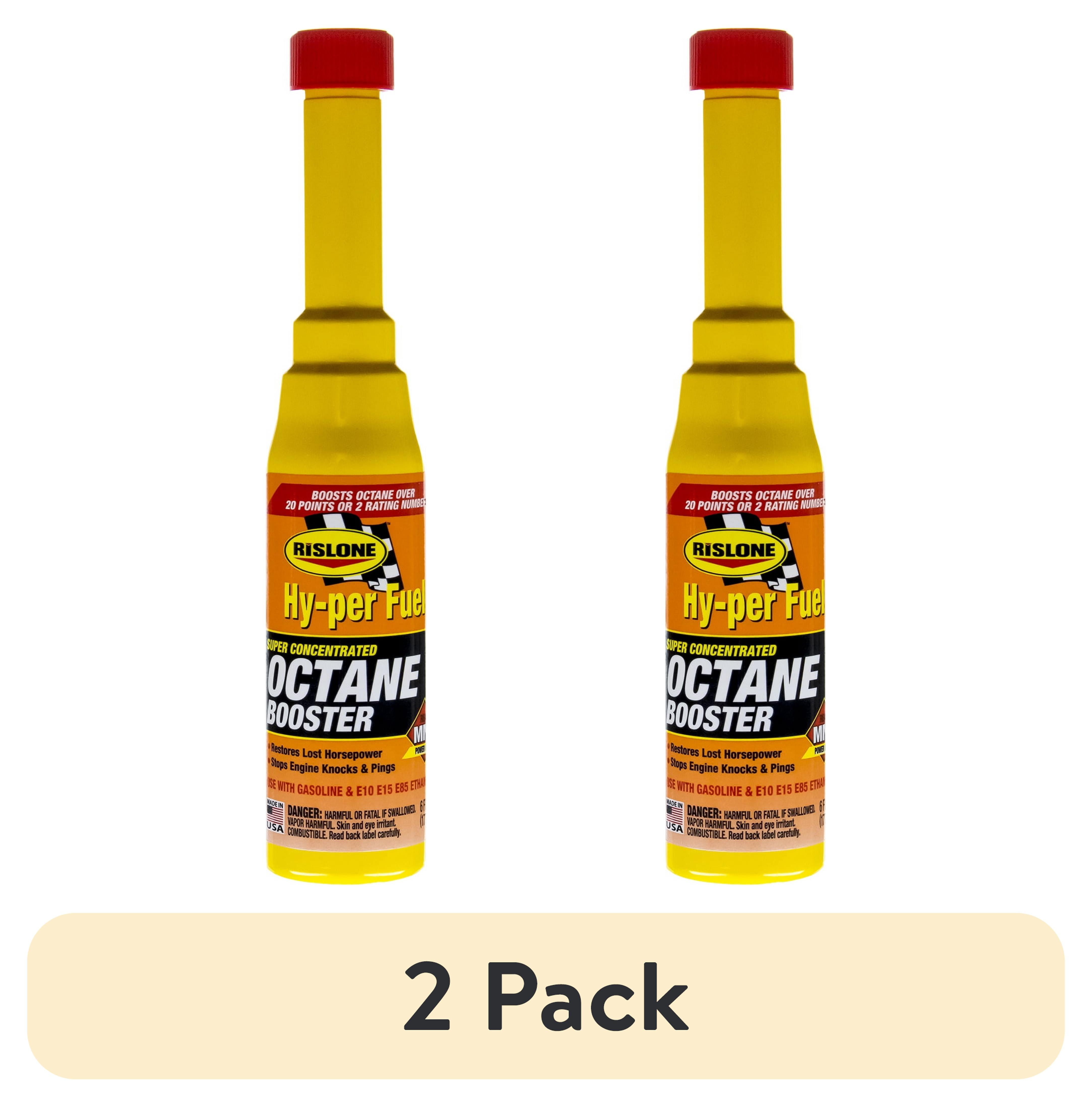 (2 pack) Rislone 4747 Hy-per Fuel Octane Booster, Automotive Additive ...