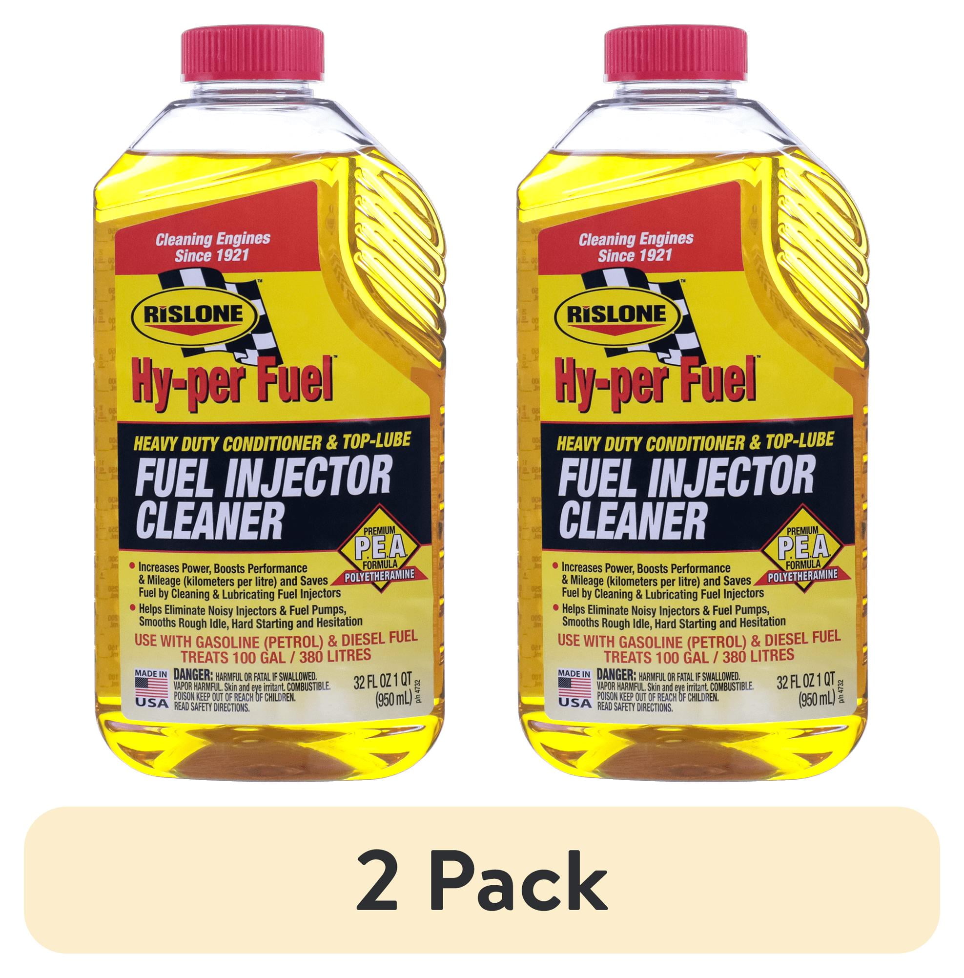 (2 pack) Rislone Hy-per Fuel Injector Cleaner Heavy Duty, Automotive ...