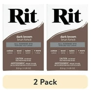 Rit Versatile Non-Toxic Dark Brown Liquid Dye for All Fabrics, 8 fl oz ...