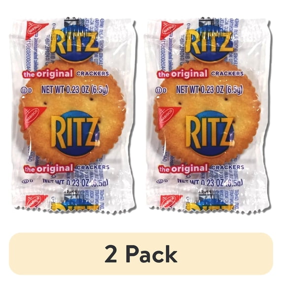 (2 pack) Ritz Individually Wrapped Buttery Crackers Value Pack 2 Count ...