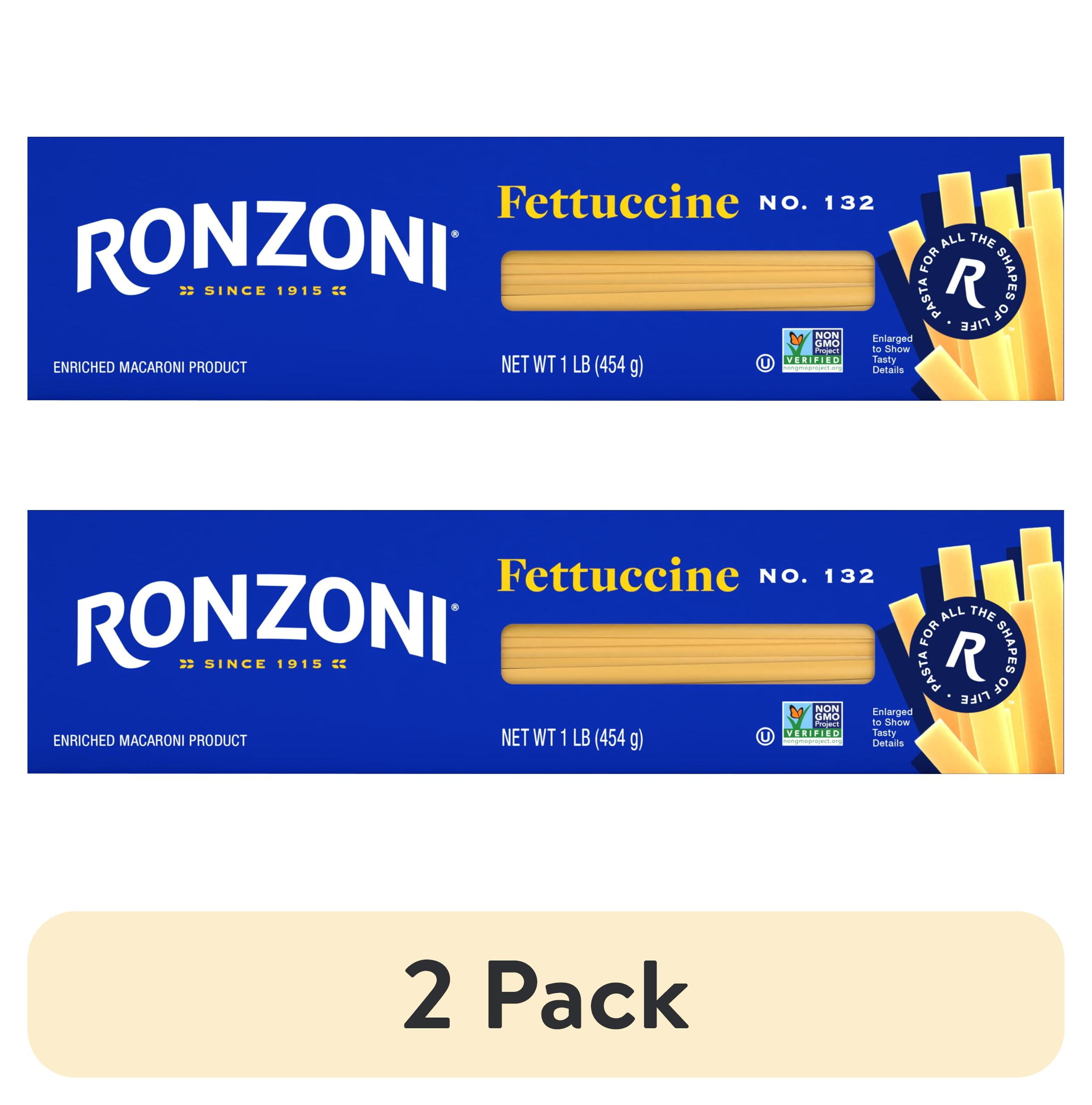 (2 pack) Ronzoni Fettuccine Pasta,No. 132, 16 oz. Box - Walmart.com