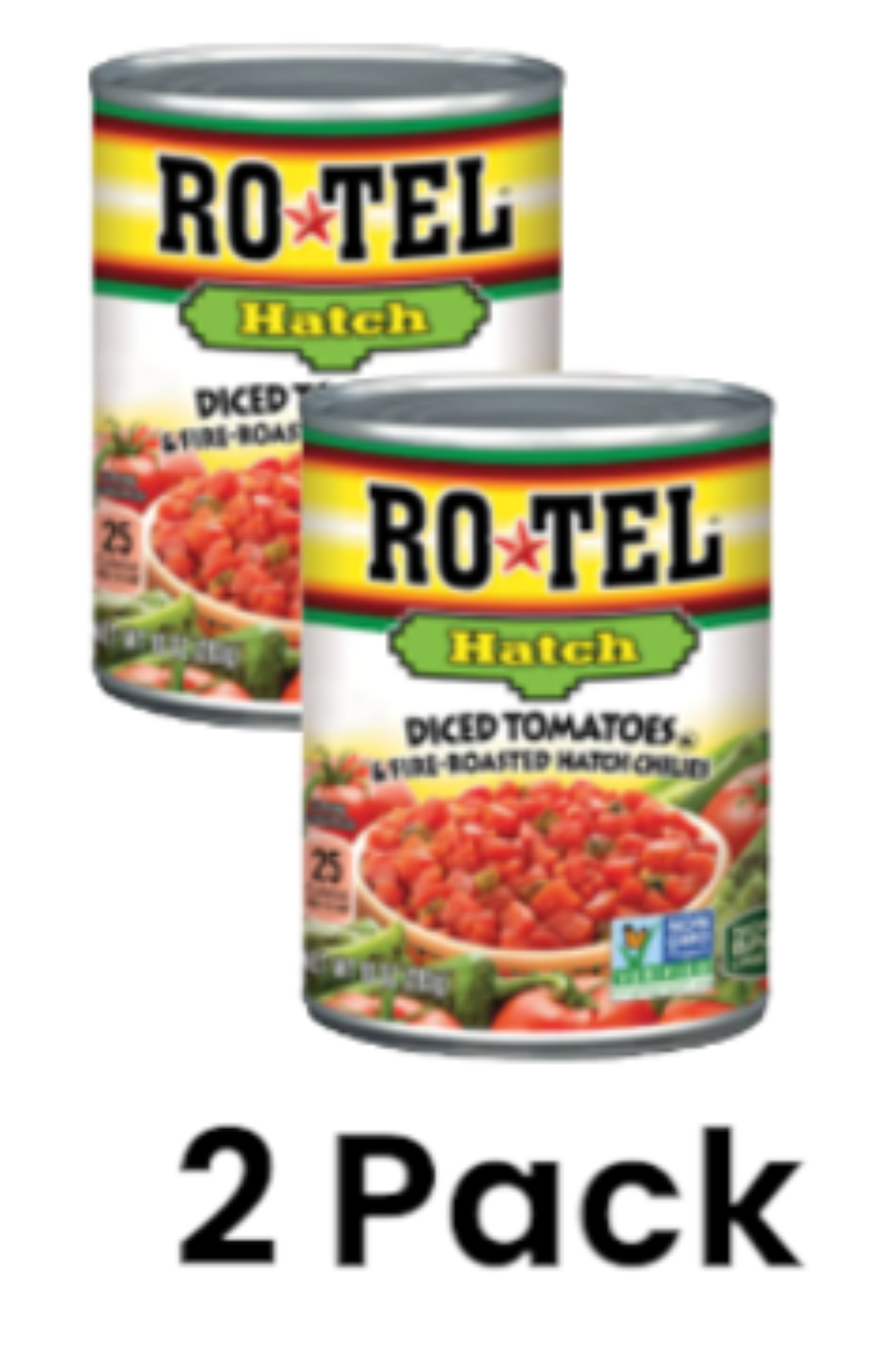 (2 pack) Rotel Hatch Diced Tomatoes and Fire Roasted Hatch Chilies, 10 ...