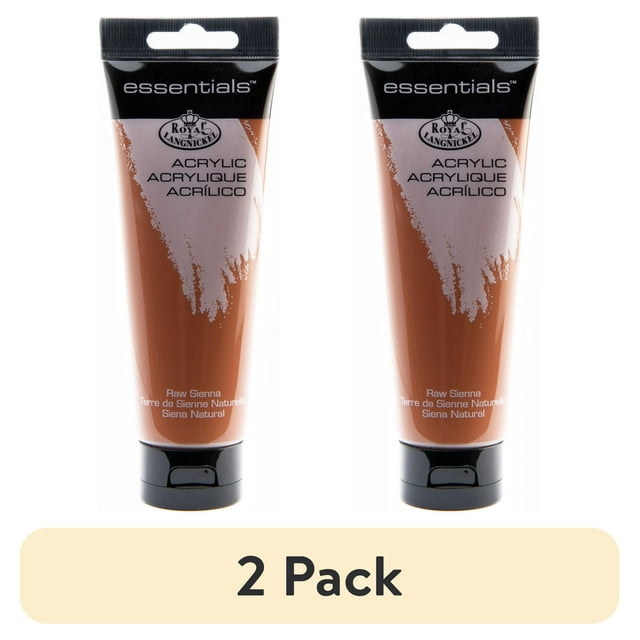 (2 pack) Royal & Langnickel Acrylic Paint 120ml-Raw Sienna - Walmart.com