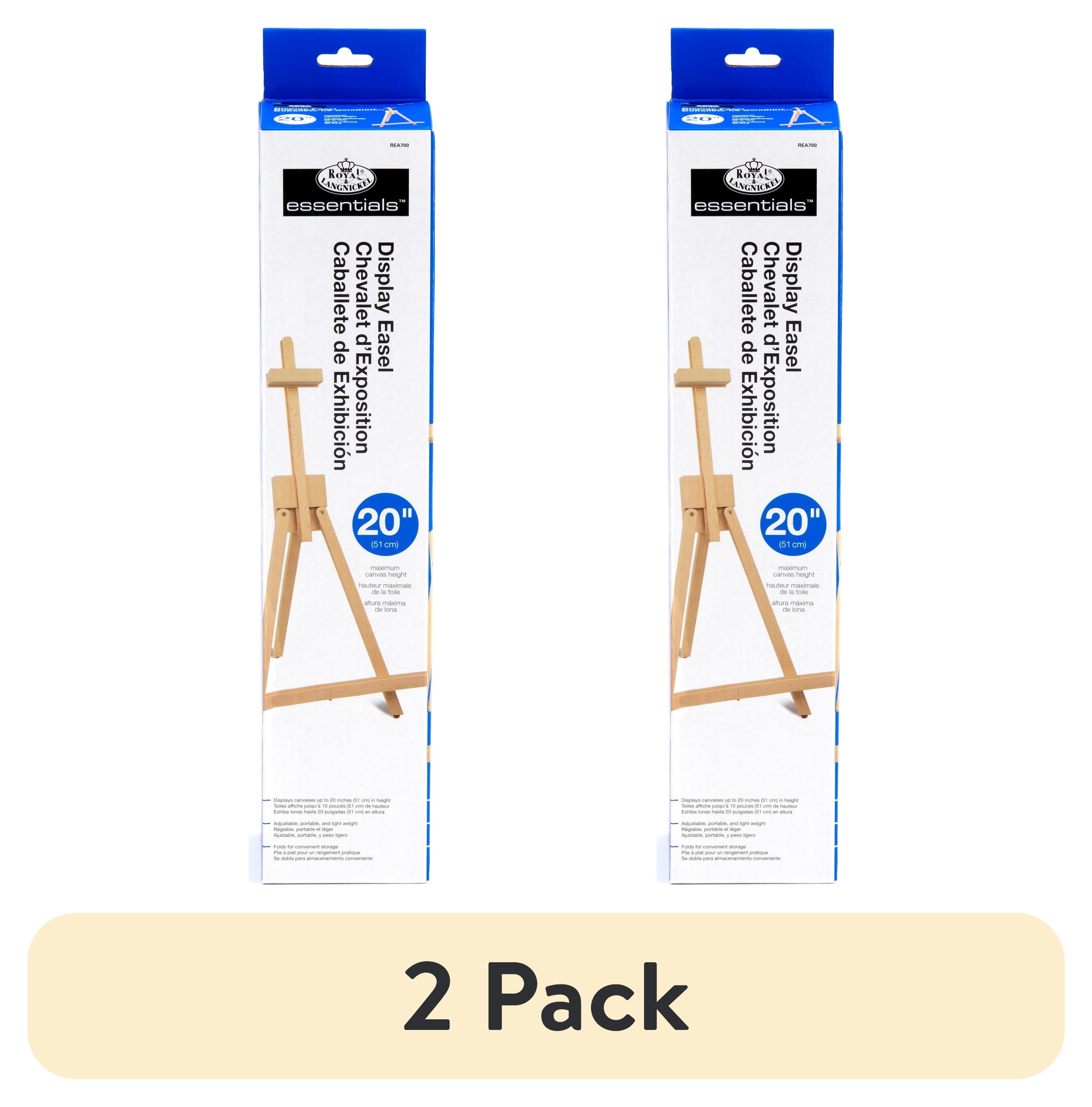 Royal & Langnickel Essentials Tabletop Wood Easel, 20in Max Height ...