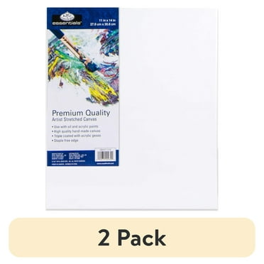 Artkey Artist Mini Canvas Set, 3x3 inch 24-Pack, 100% Cotton Square ...