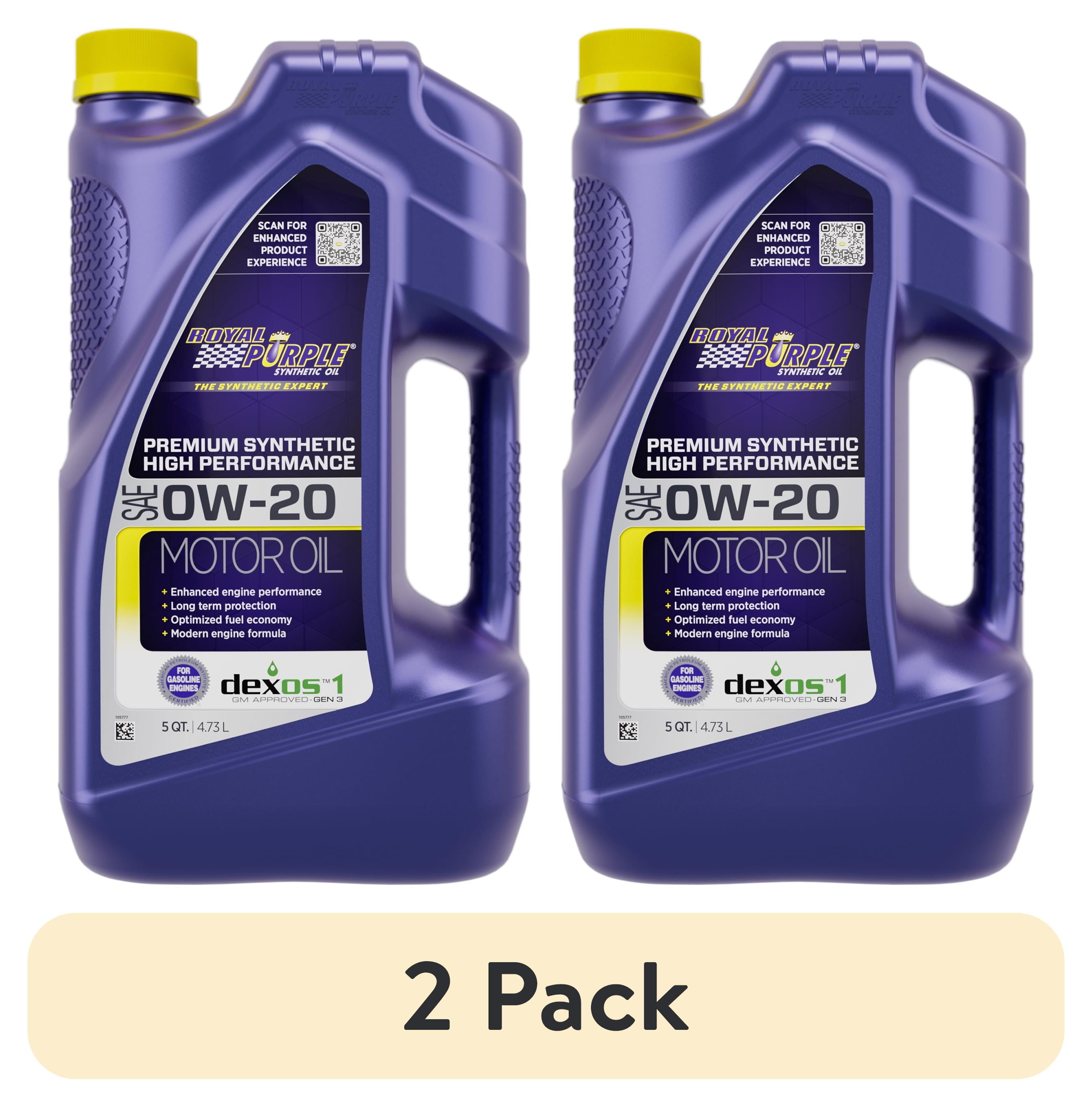 Royal Purple 0W-20 Oil (2pk) - Anti-oxidation motor oil - Walmart ...