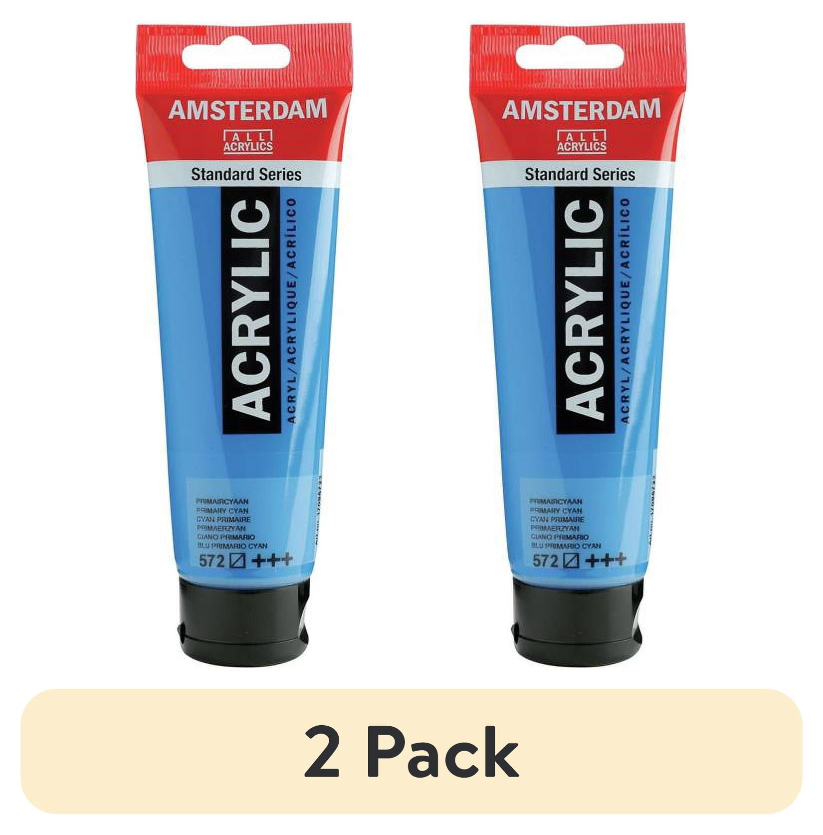 (2 pack) Royal Talens ASA120-572 Amsterdam Acryl Paint - Primary Cyan ...