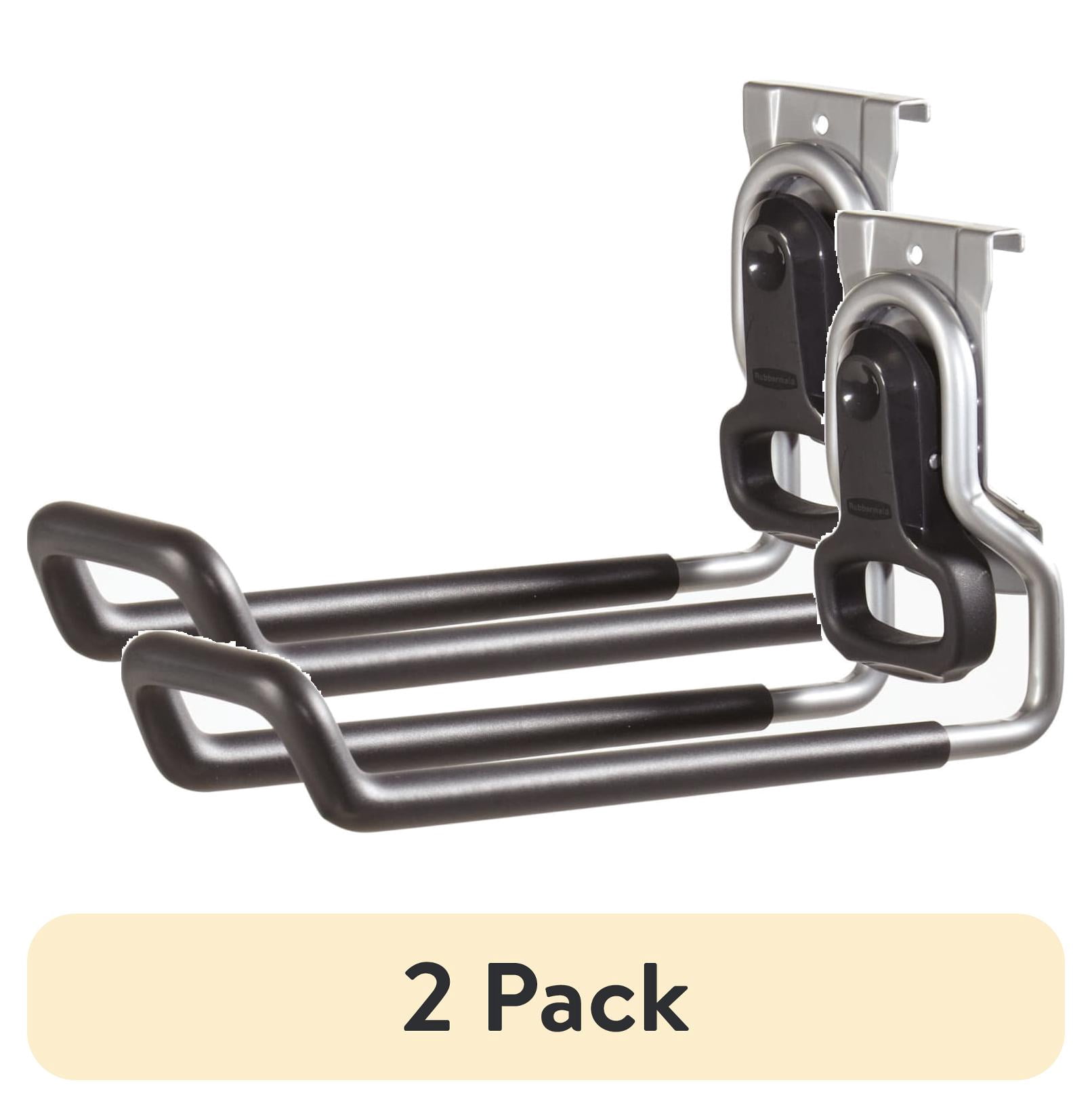 (2 pack) Rubbermaid FastTrack Garage Storage Wall Mounted Ladder Hook ...