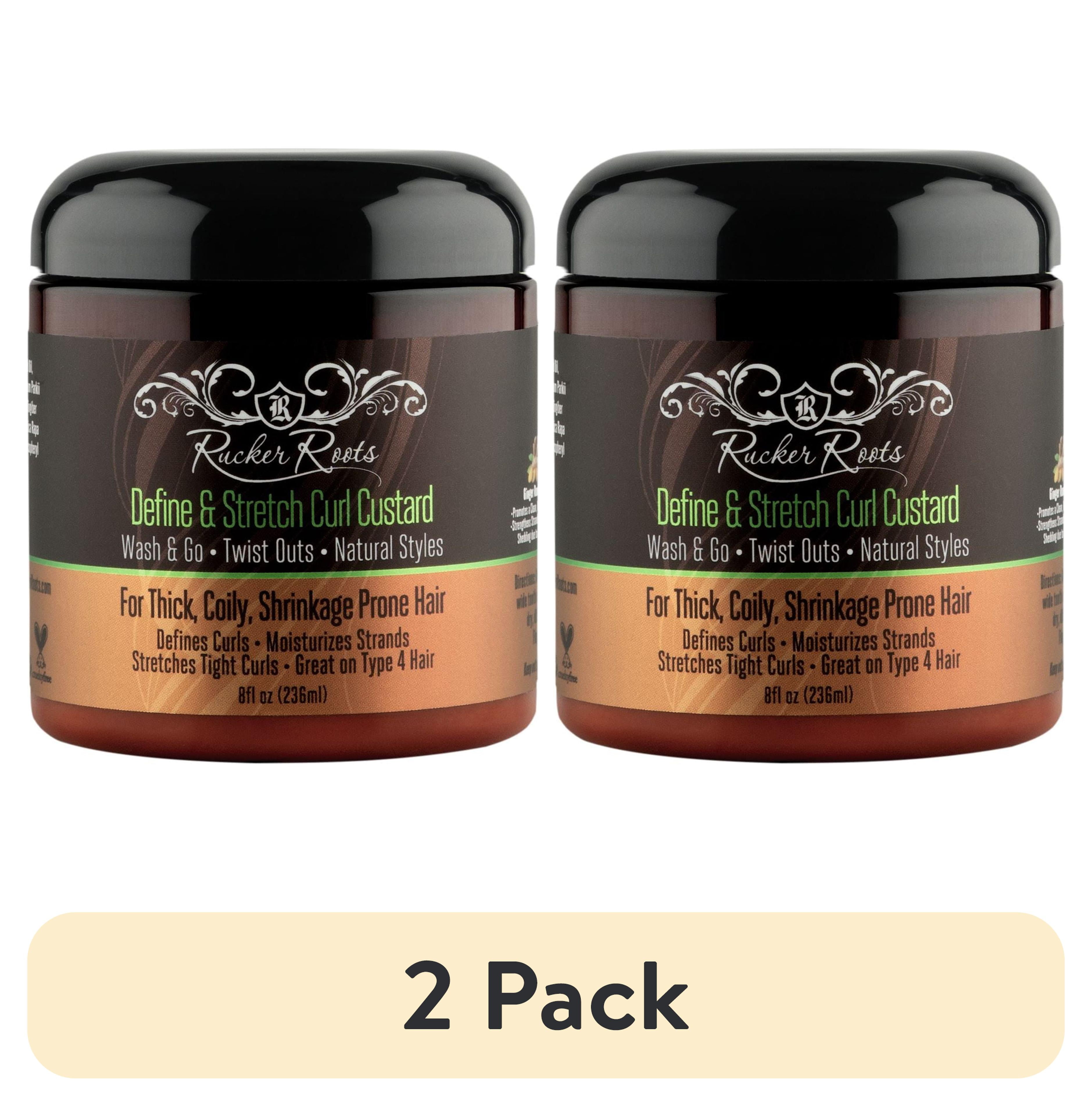 (2 pack) Rucker Roots GTC Define & Stretch Curl Custard, Moisturizing ...