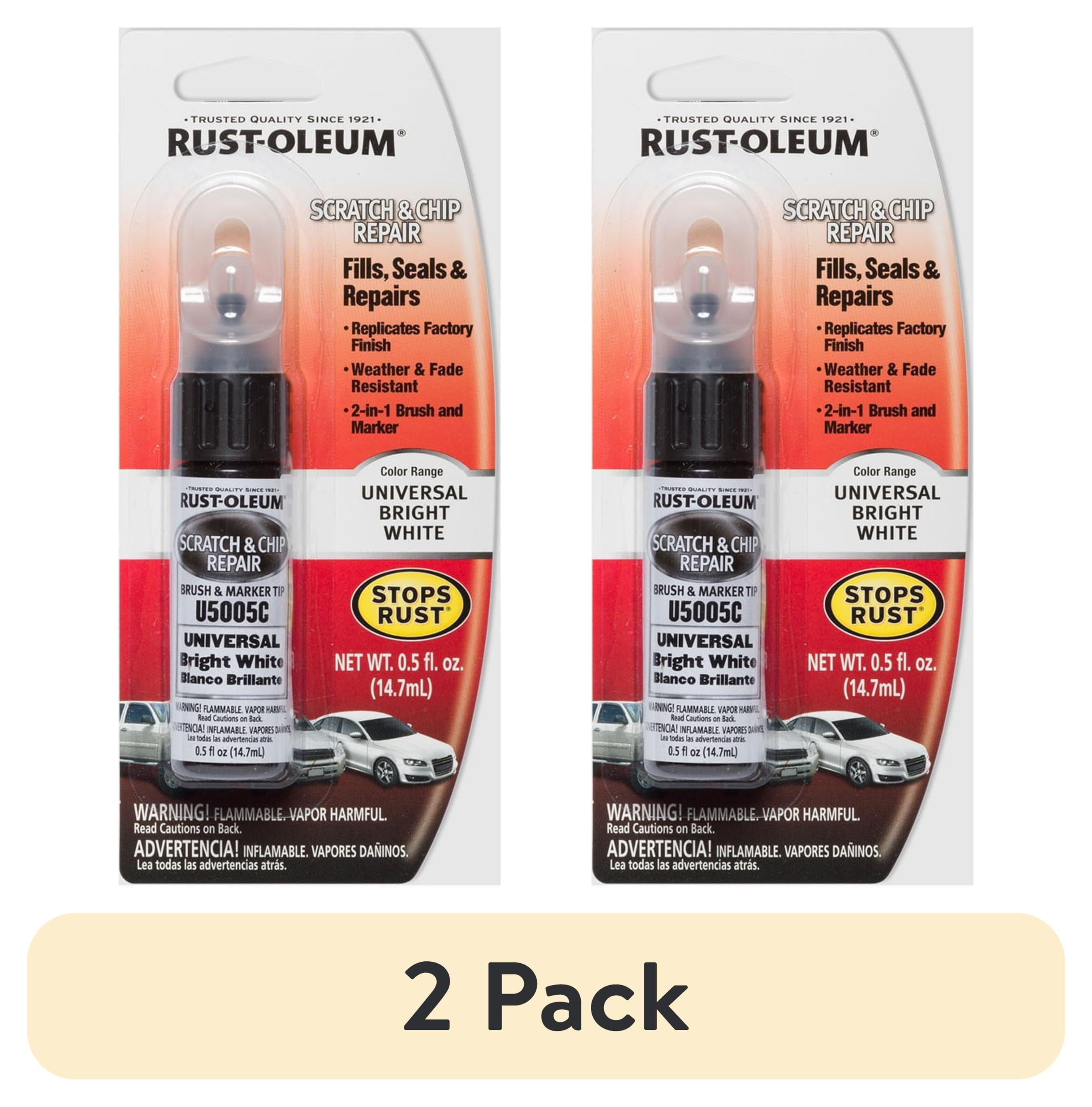 (2 pack) Rust-Oleum Gloss Automotive Scratch & Chip Repair Marker ...