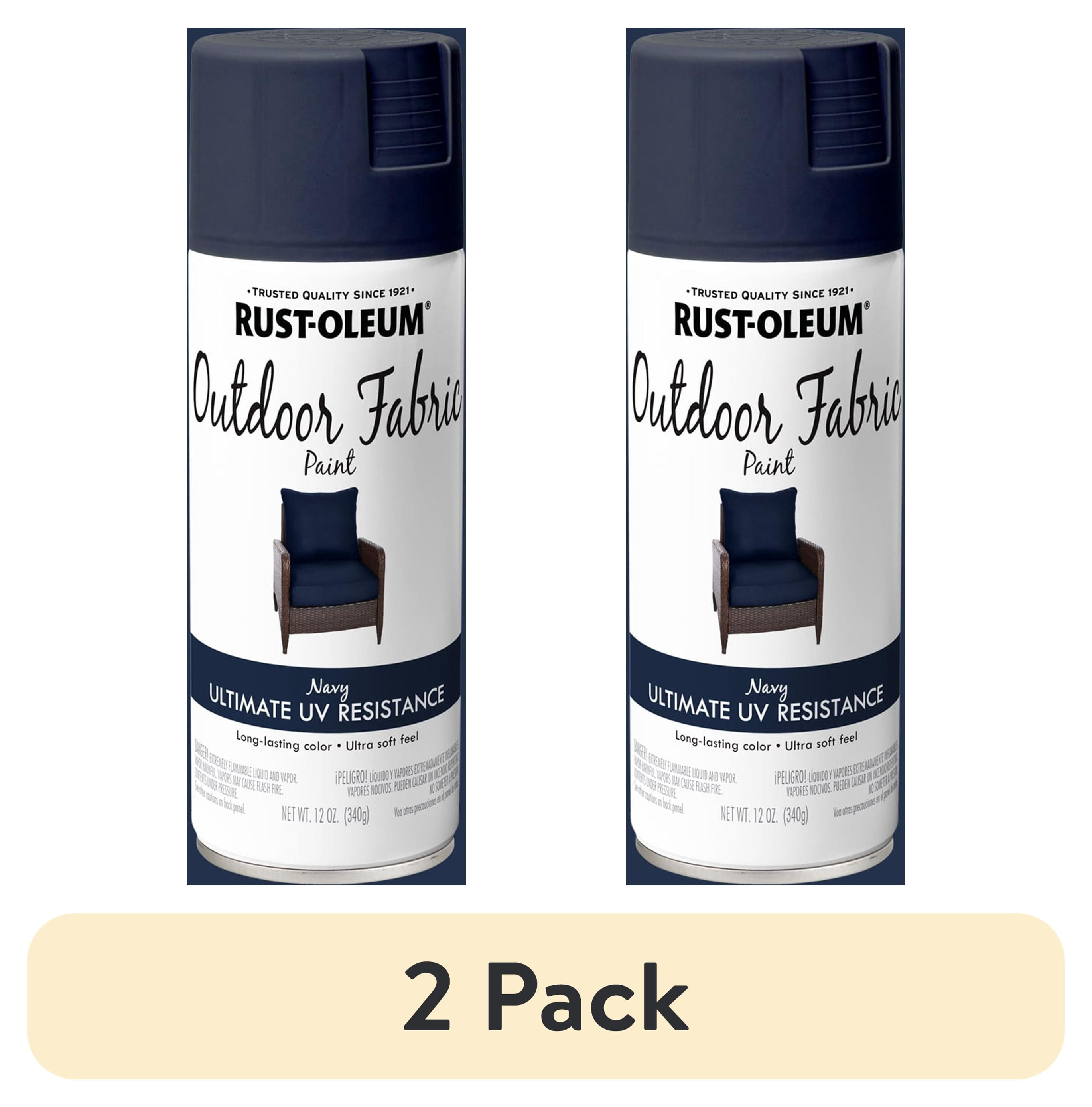 (2 pack) 6 Pack, Navy, Rust-Oleum Specialty Matte Outdoor Fabric Spray ...