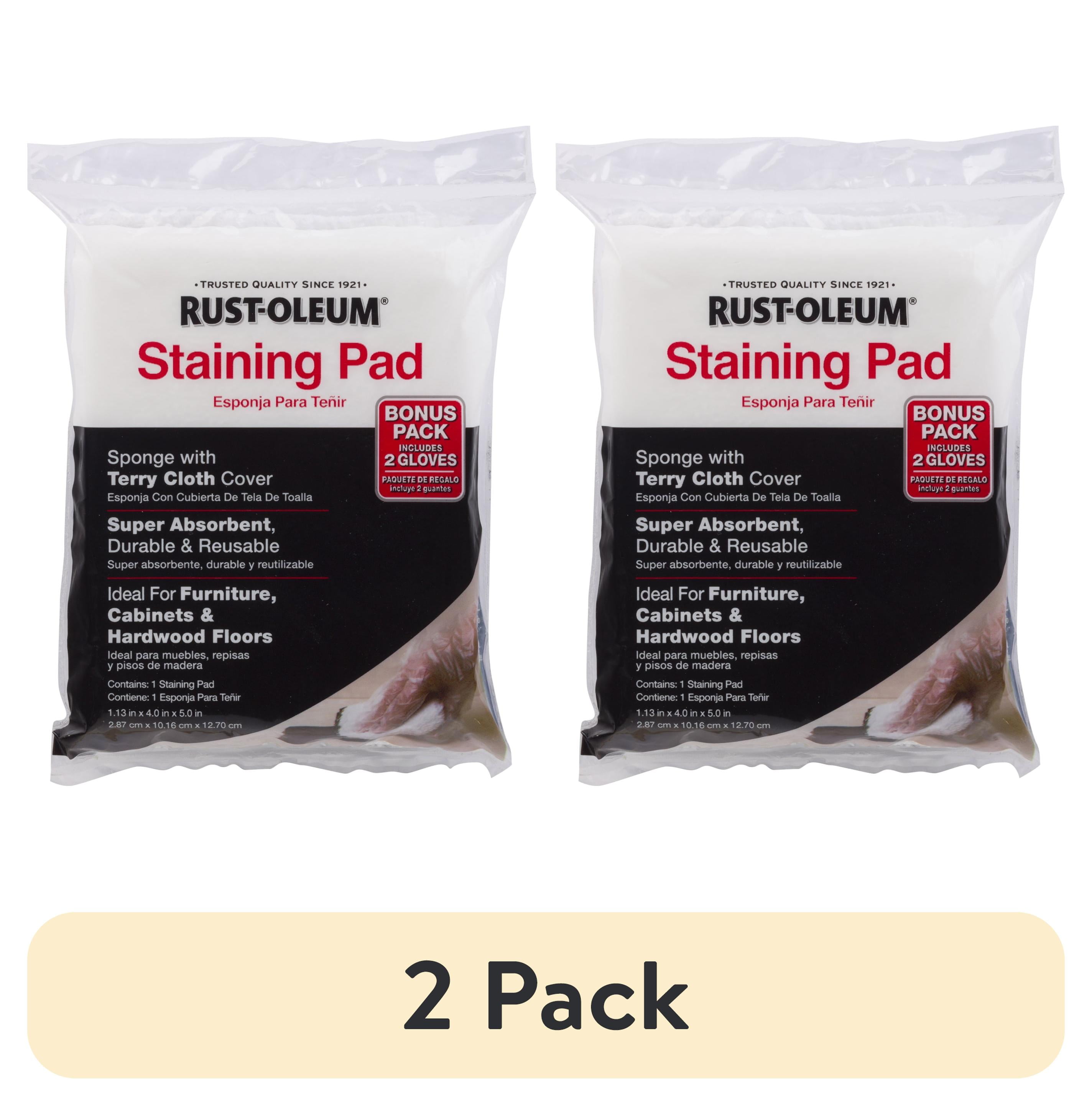 (2 pack) Rust-Oleum Staining Pad-301689, 1 Each - Walmart.com
