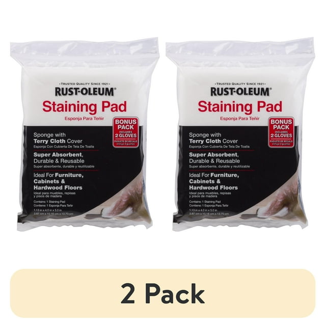 (2 pack) Rust-Oleum Staining Pad-301689, 1 Each - Walmart.com