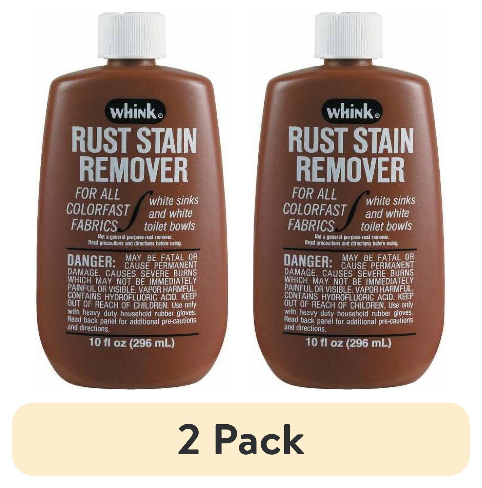 (2 pack) Rust-Oleum Whink No Scent Rust Stain Remover 10 oz Liquid ...