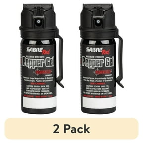 SABRE Crossfire Pepper Gel with Belt Clip 0.48 lb Solid Spray, 18 ...