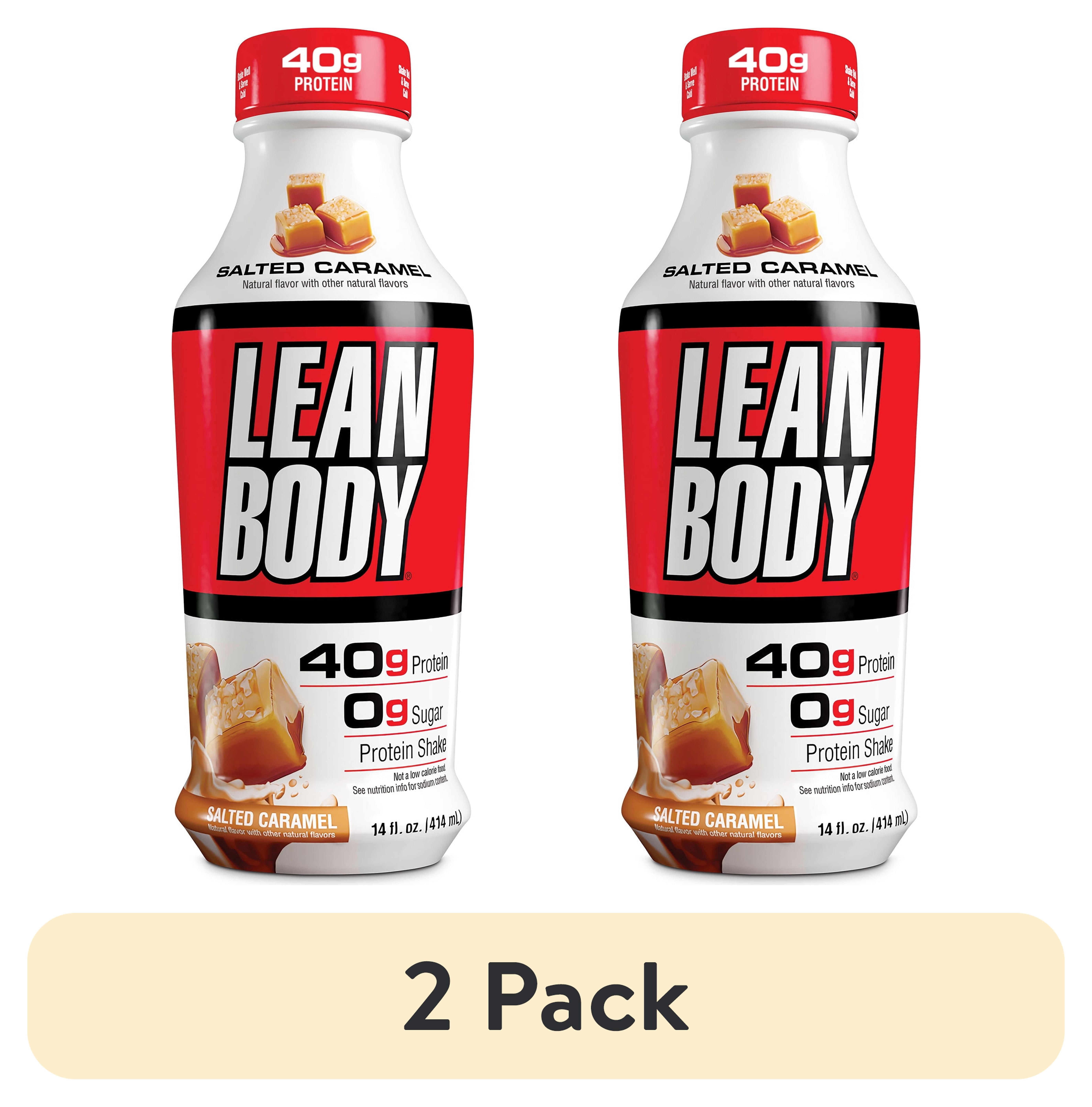 (2 pack) SALTED CARAMEL LEAN BODY PROTEIN SHAKE - Walmart Business Supplies