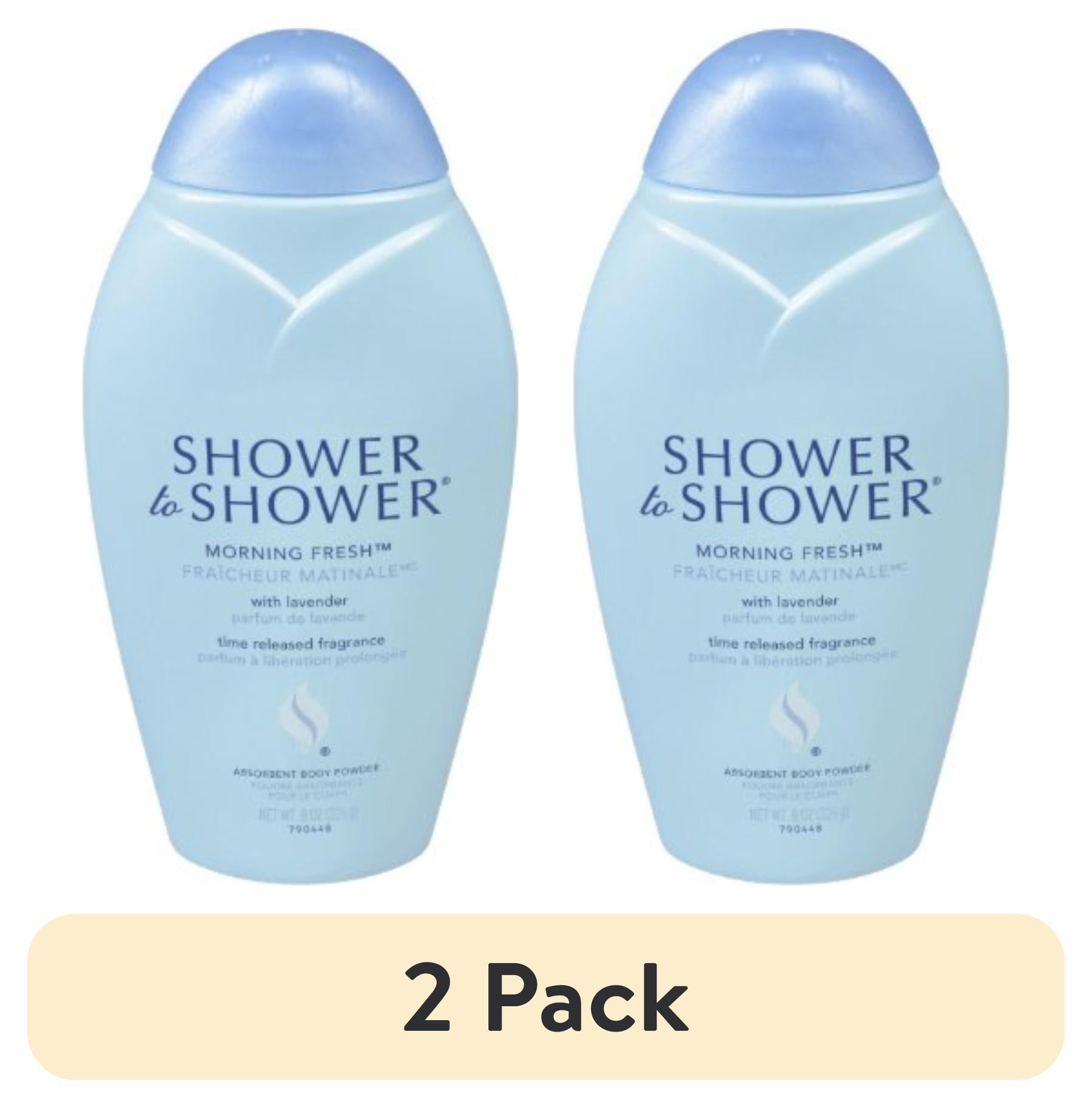 (2 pack) SHOWER TO SHOWER Body Powder Morning Fresh 8 oz - Walmart.com