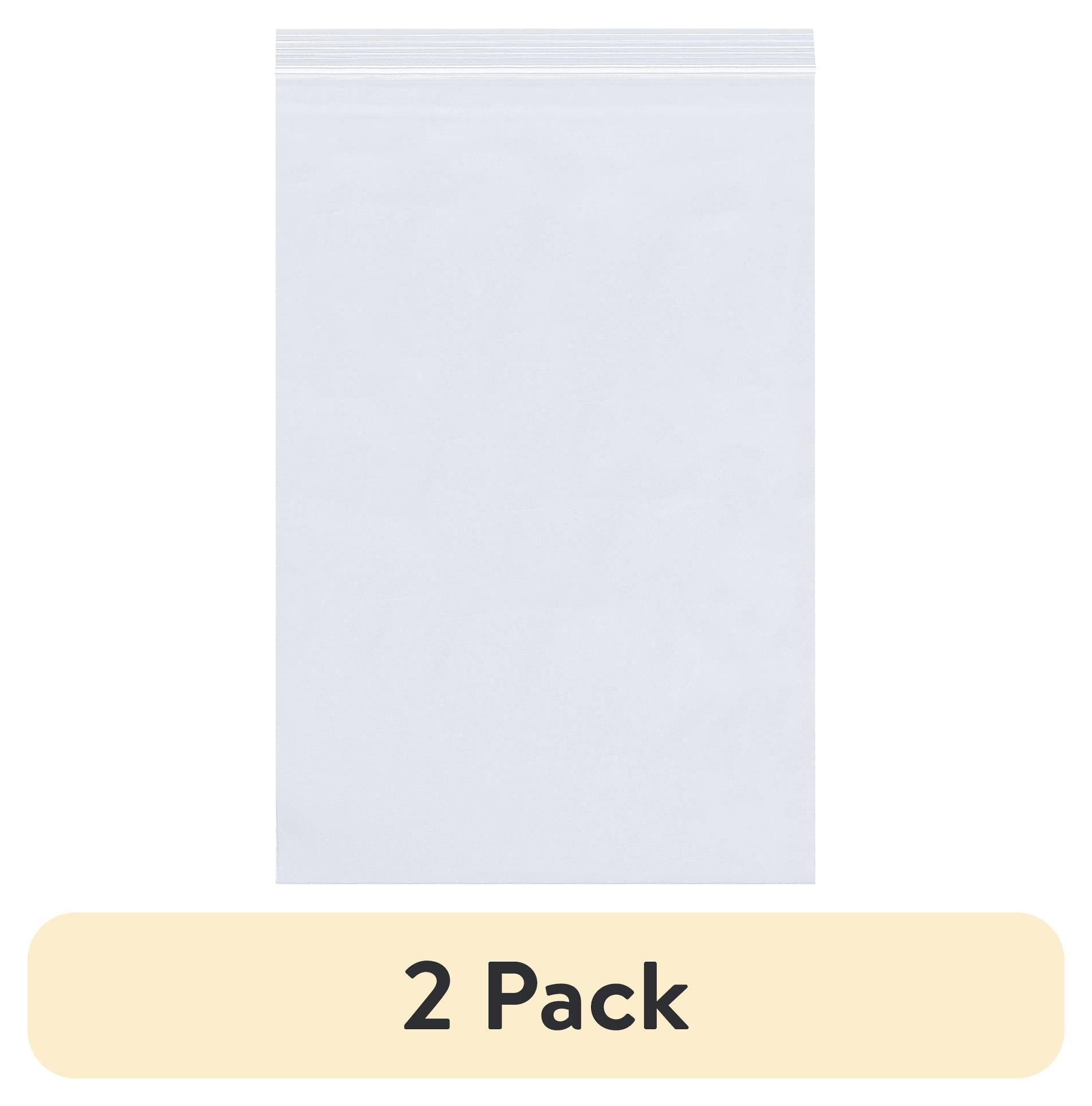 (2 pack) SI Products 4" x 6" Reclosable Poly Bags 4 Mil Clear 1000 ...