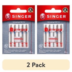 Singer Assorted Heavy Duty Sewing Machine Needles for Denim & Leather ...