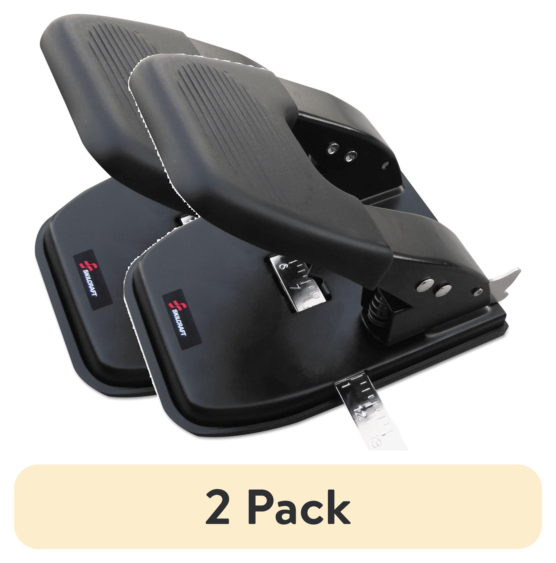 (2 pack) SKILCRAFT Heavy-duty 2-Hole Paper Punch - Walmart.com