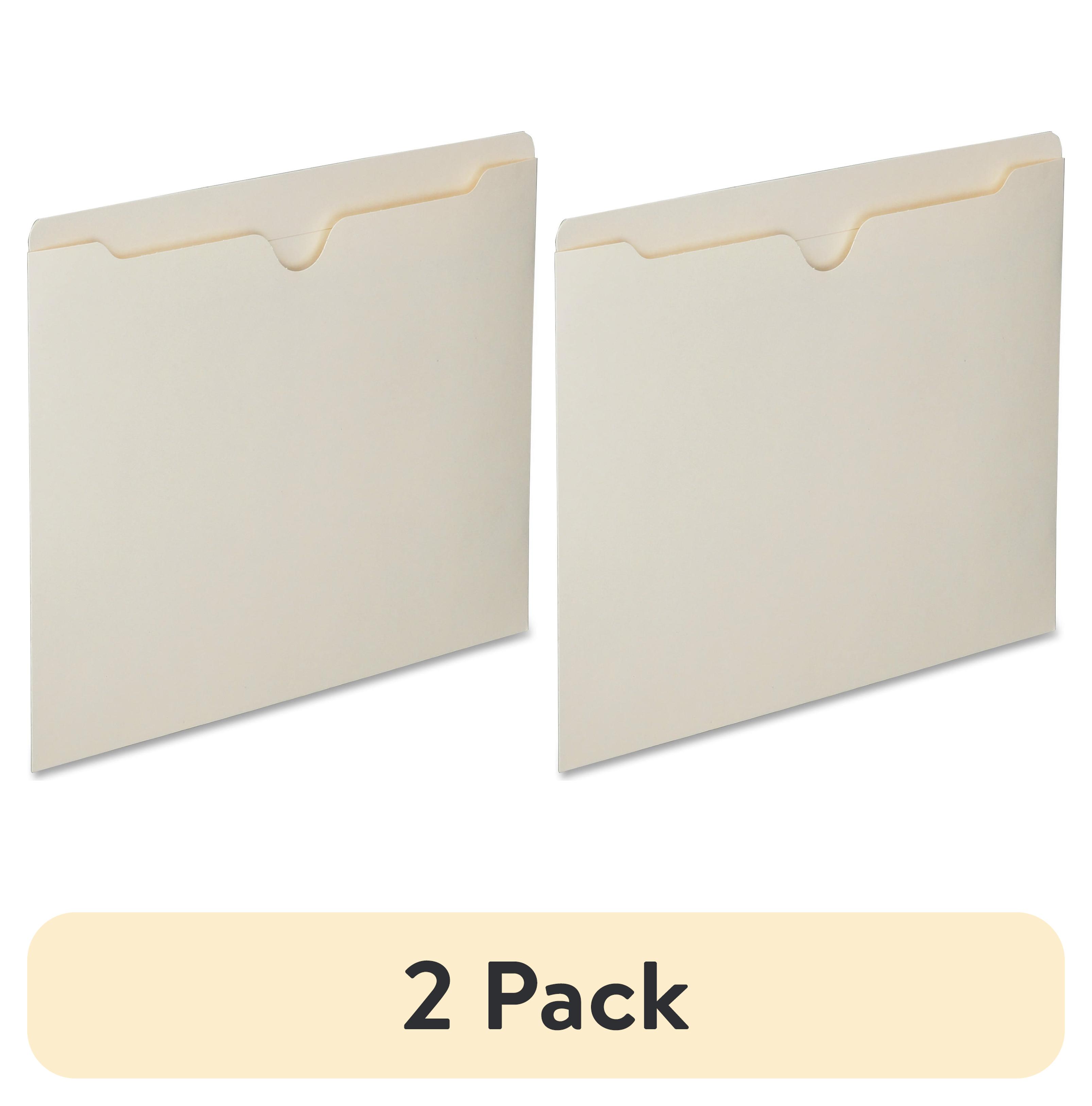 (2 pack) SKILCRAFT, NSN6321016, Double-ply Tab Flat Manila File Jackets ...