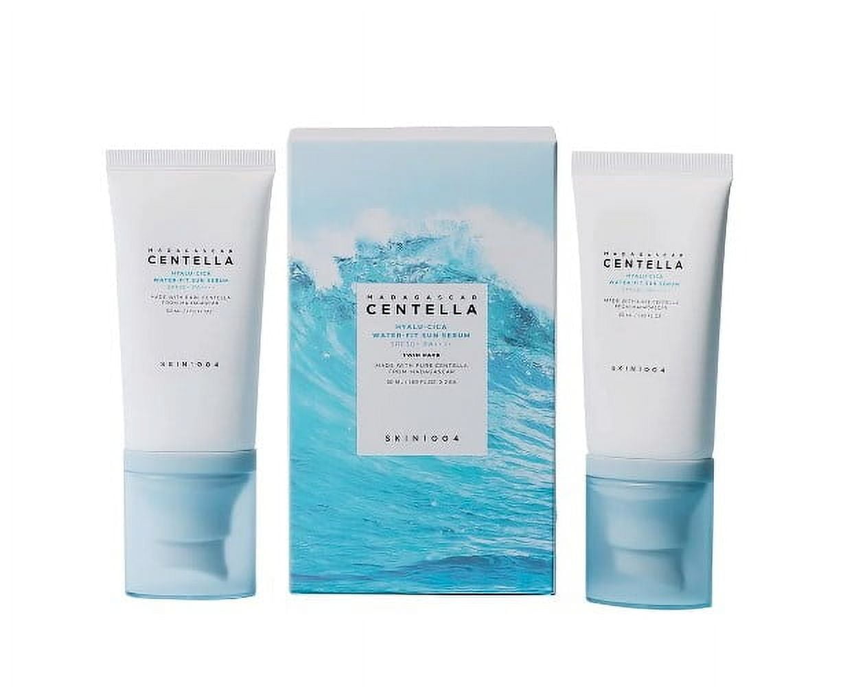 (2 pack) SKIN1004 Madagascar Centella, Hyalu-Cica Water-Fit Sun Serum ...