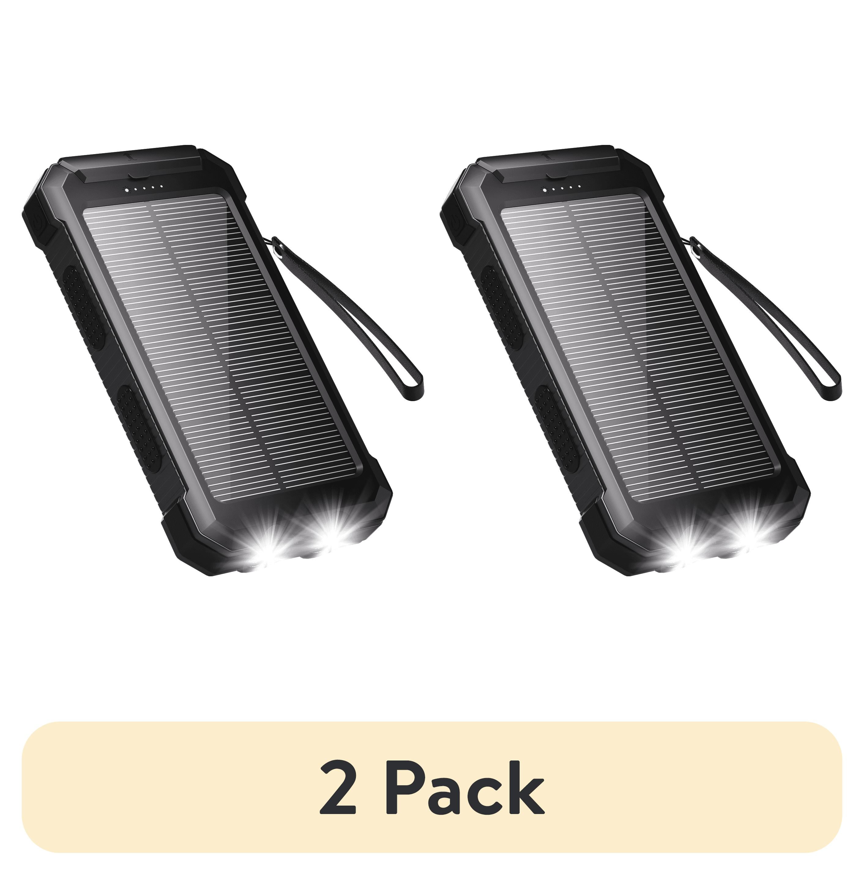 (2 pack) SOLPOWBEN 30000mAh Solar Power Bank Compatible for Iphone 17 ...