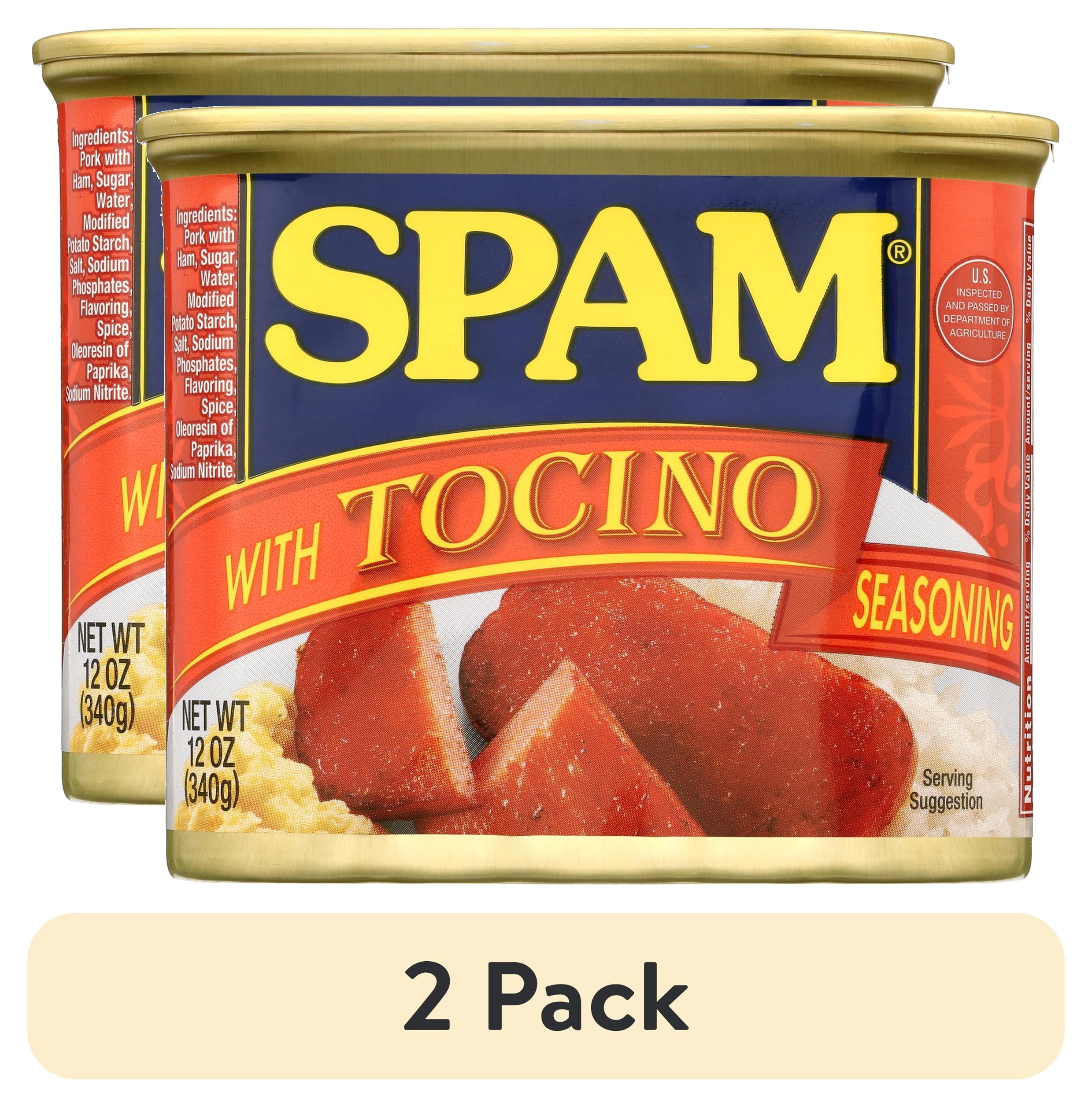 (2 pack) SPAM with Tocino Seasoning, 12 oz Can (12-Pack) - Walmart.com