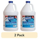 (2 pack) Splash Liquid Pool Shock Chlorinator 10% Sodium Hypochlorite ...