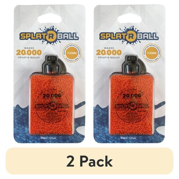 (2 pack) SPLATRBALL Fast Action 20K Rounds Ammunition Paintballs ...