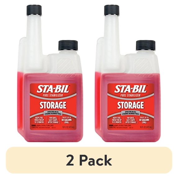 (2 pack) STA-BIL Storage Fuel Stabilizer for Gasoline Engines, 16 Fluid ...
