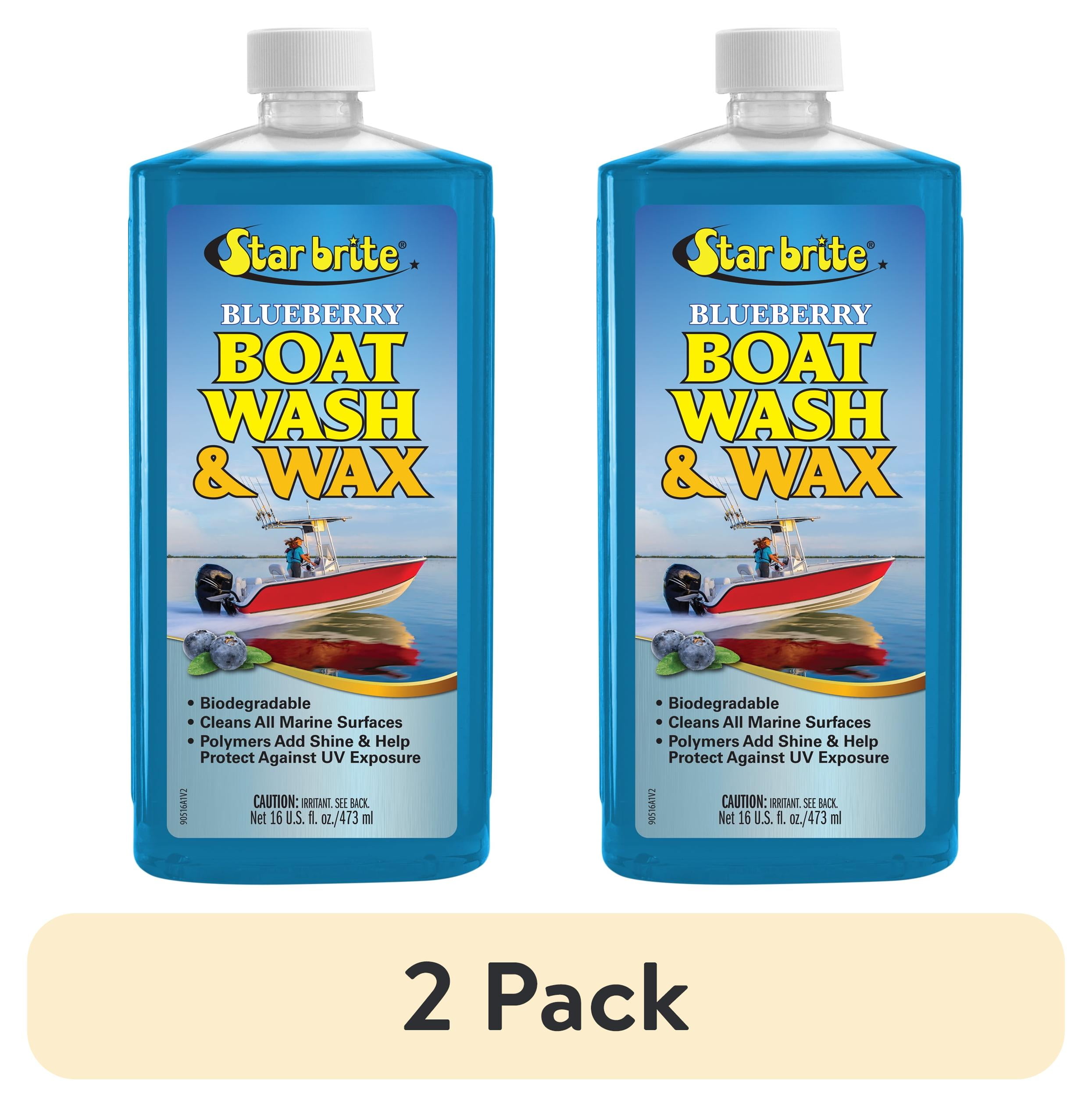 STAR BRITE Boat Wash & Wax - 2 Pack - Clean, Shine, Protect - Walmart.com