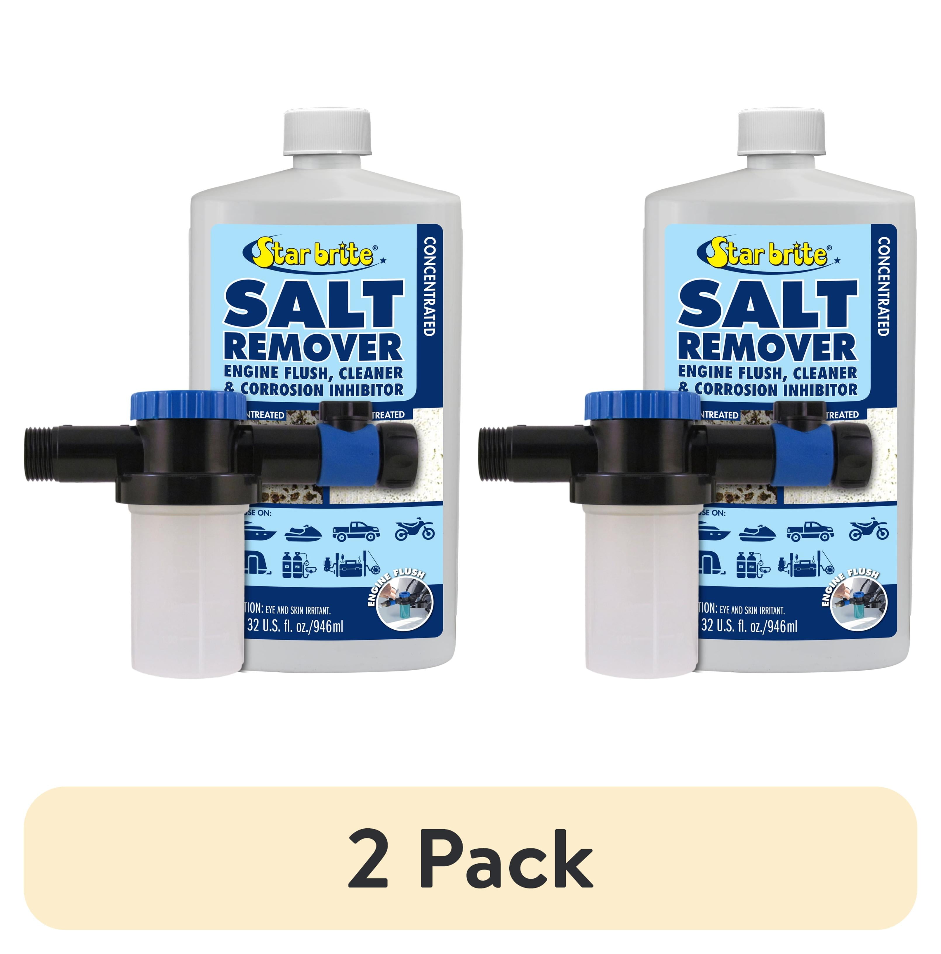 (2 pack) Star brite Salt Remover Kit – Cleaner, Engine Flush ...