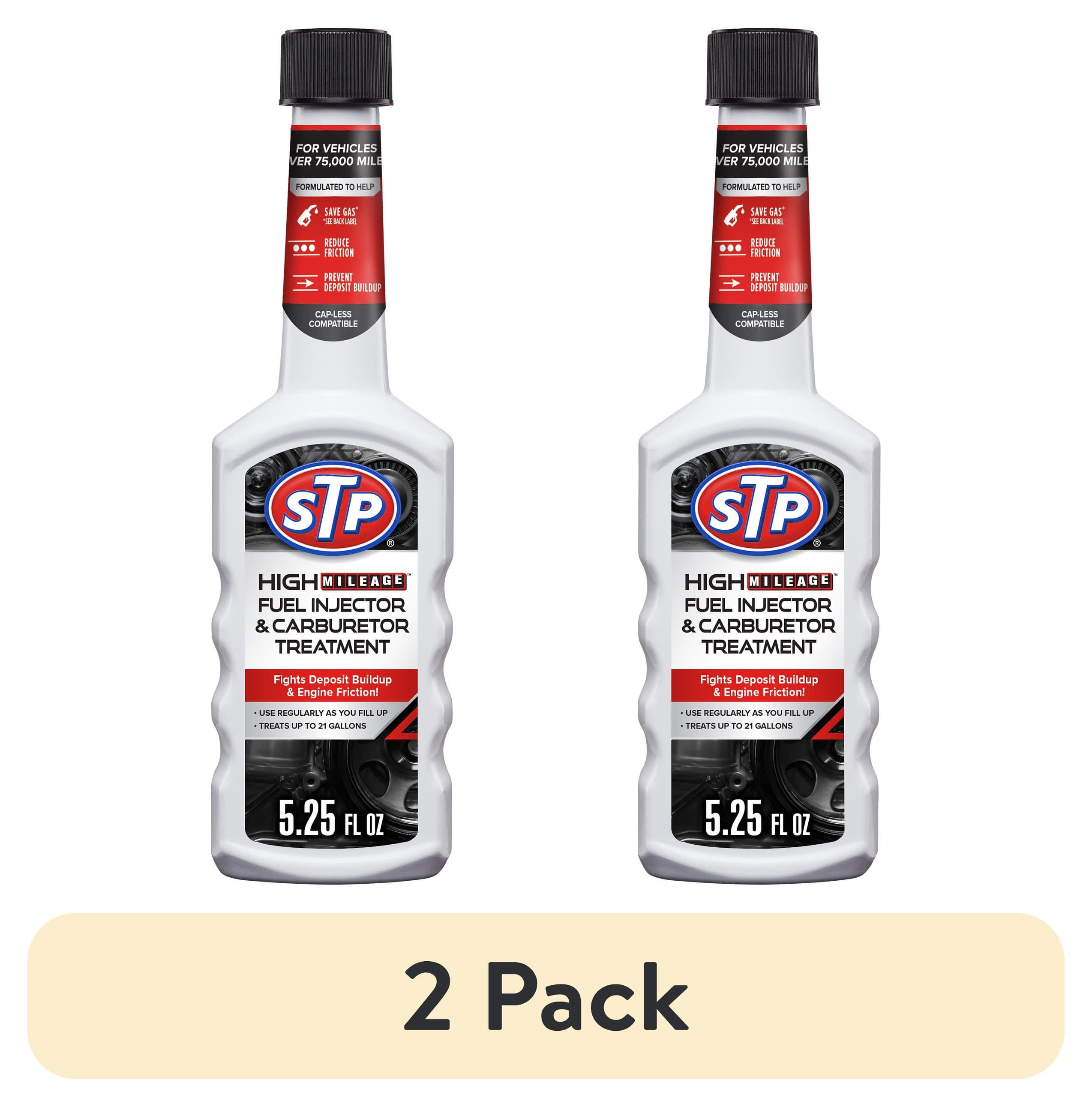 (2 pack) STP High Mileage Fuel Injector Cleaner and Carburetor Cleaner ...