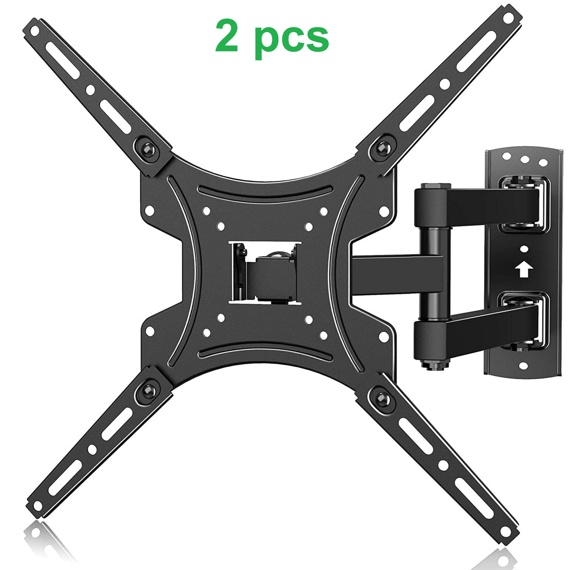 (2 pack) SUGIFT 32"- 55" TV Wall Mount, with Swivel and Articulating ...