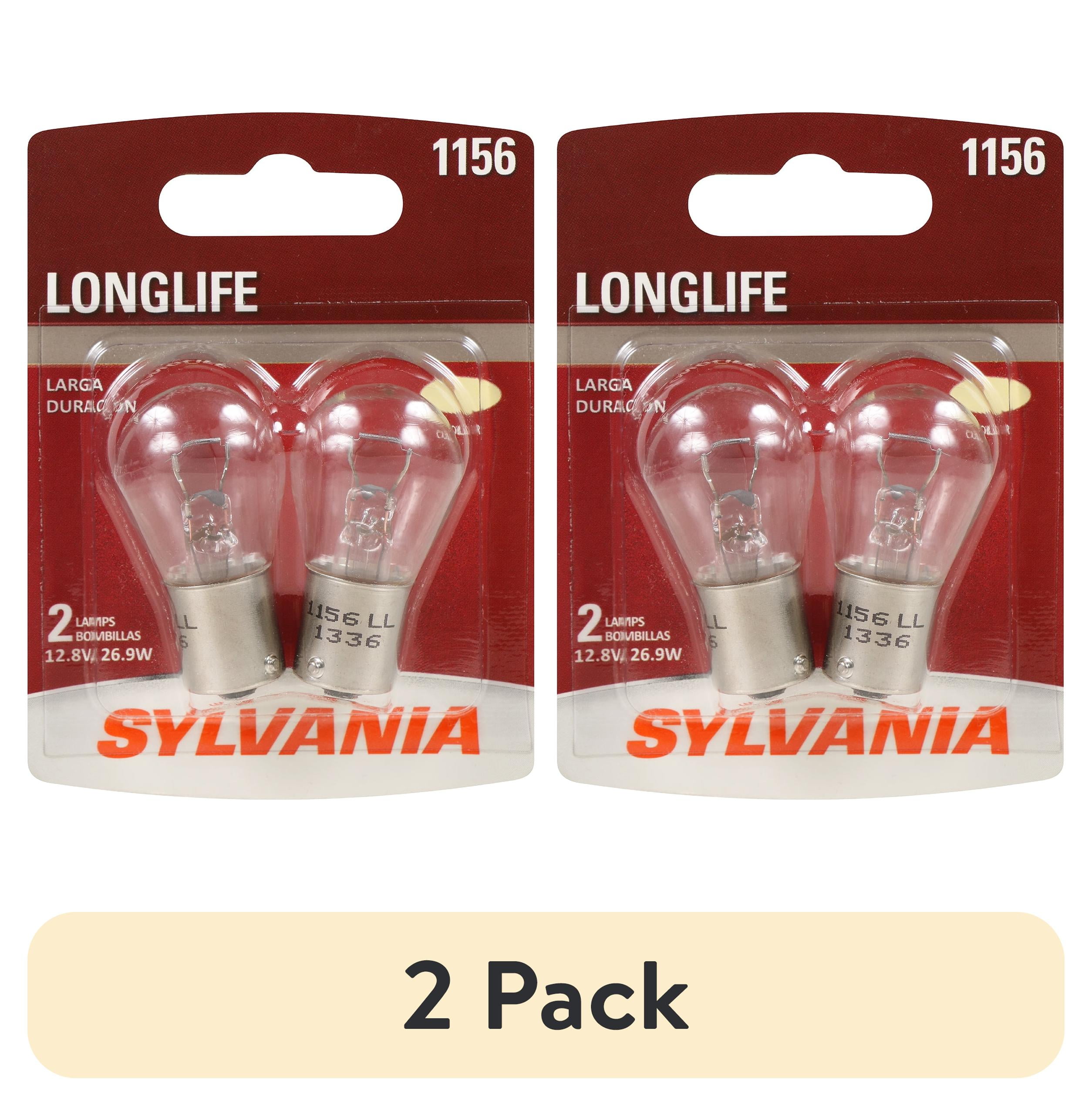 Sylvania 1156 Long Life Mini Bulb 2 Pack for Car Truck Interior ...