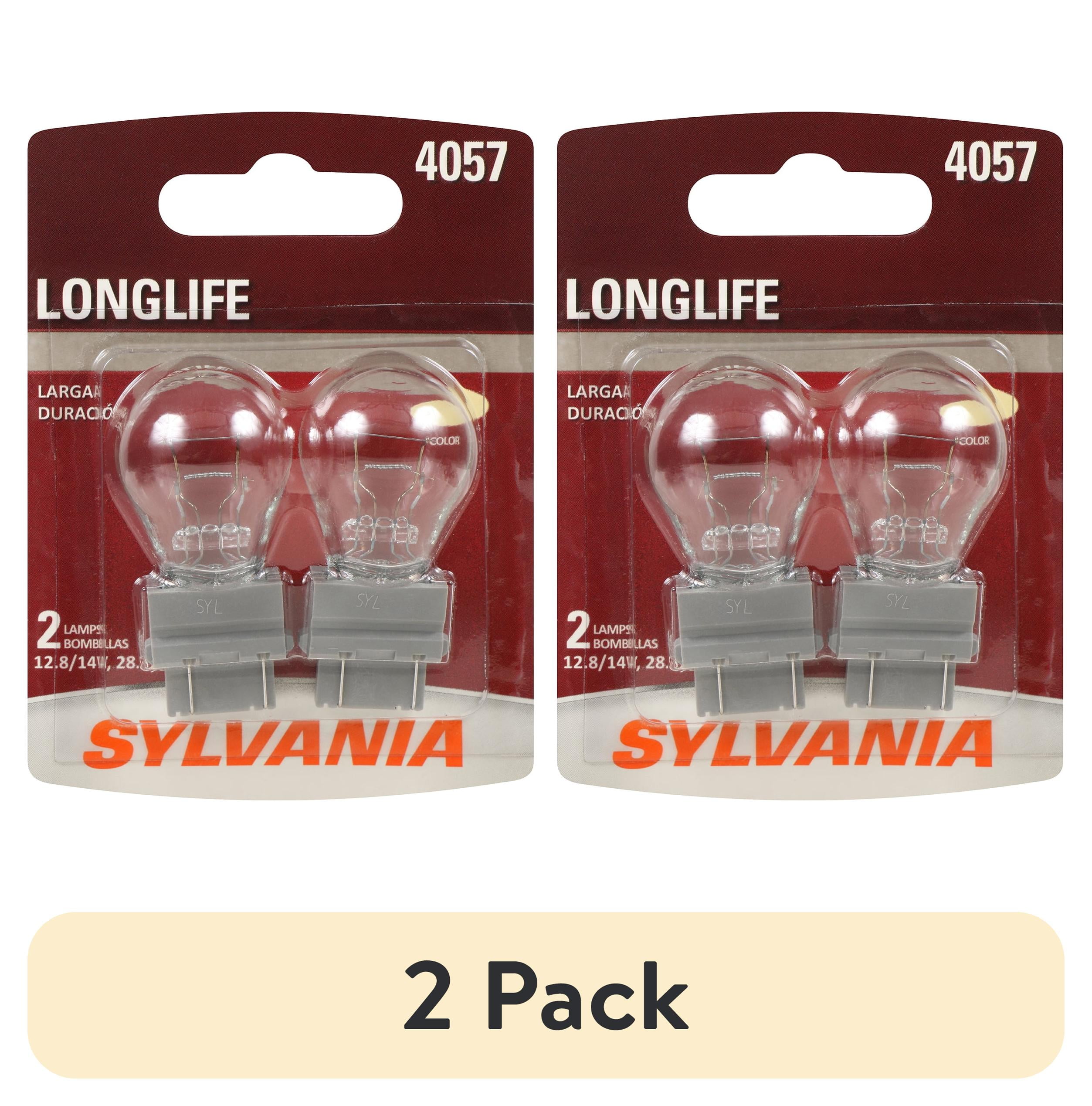 (2 pack) Sylvania 4057 Long Life Mini Bulb, 2 Pack, Compatible with ...