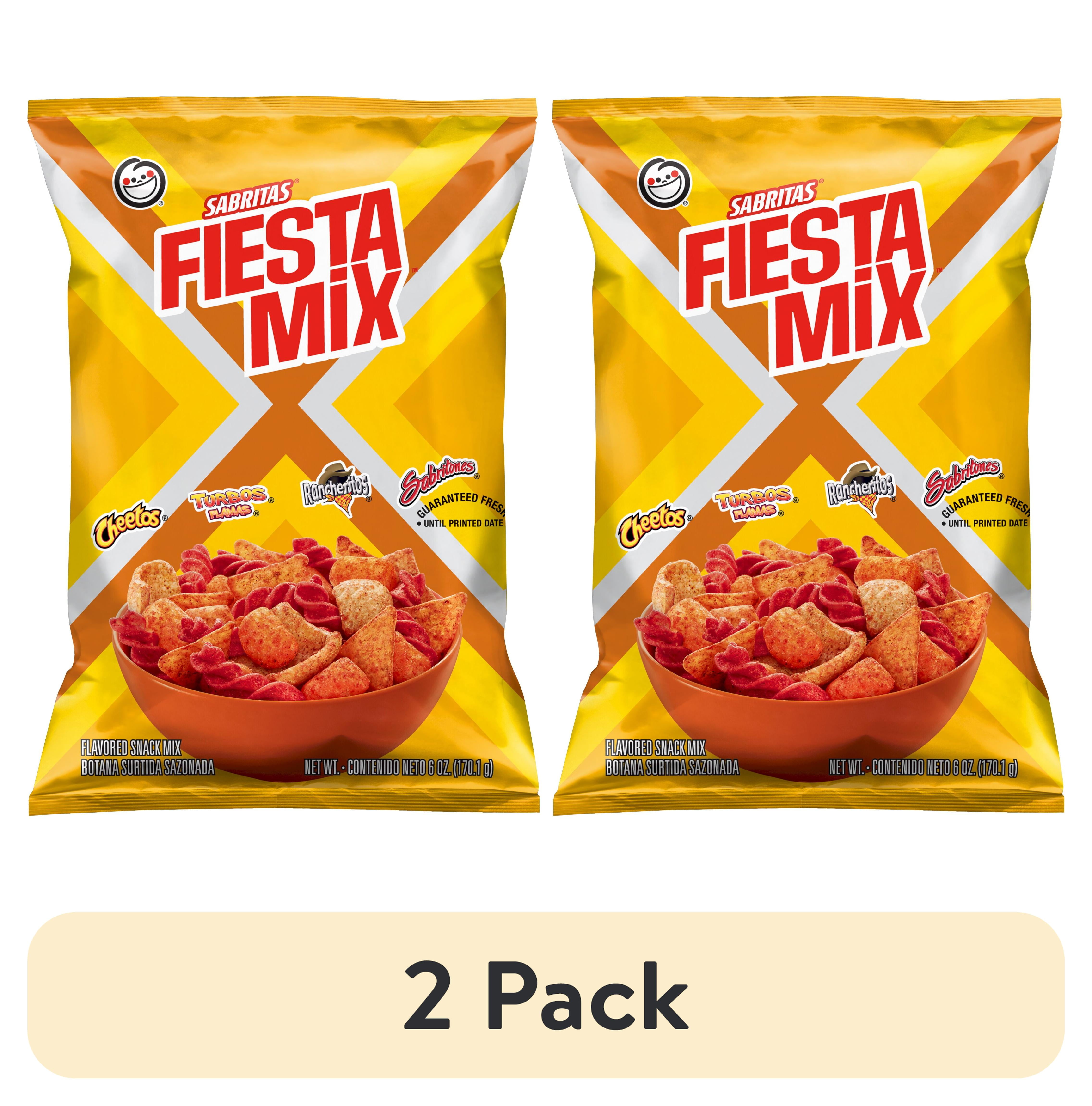 (2 pack) Sabritas Fiesta Mix Snack Chips, 6 Ounce Bag - Walmart.com