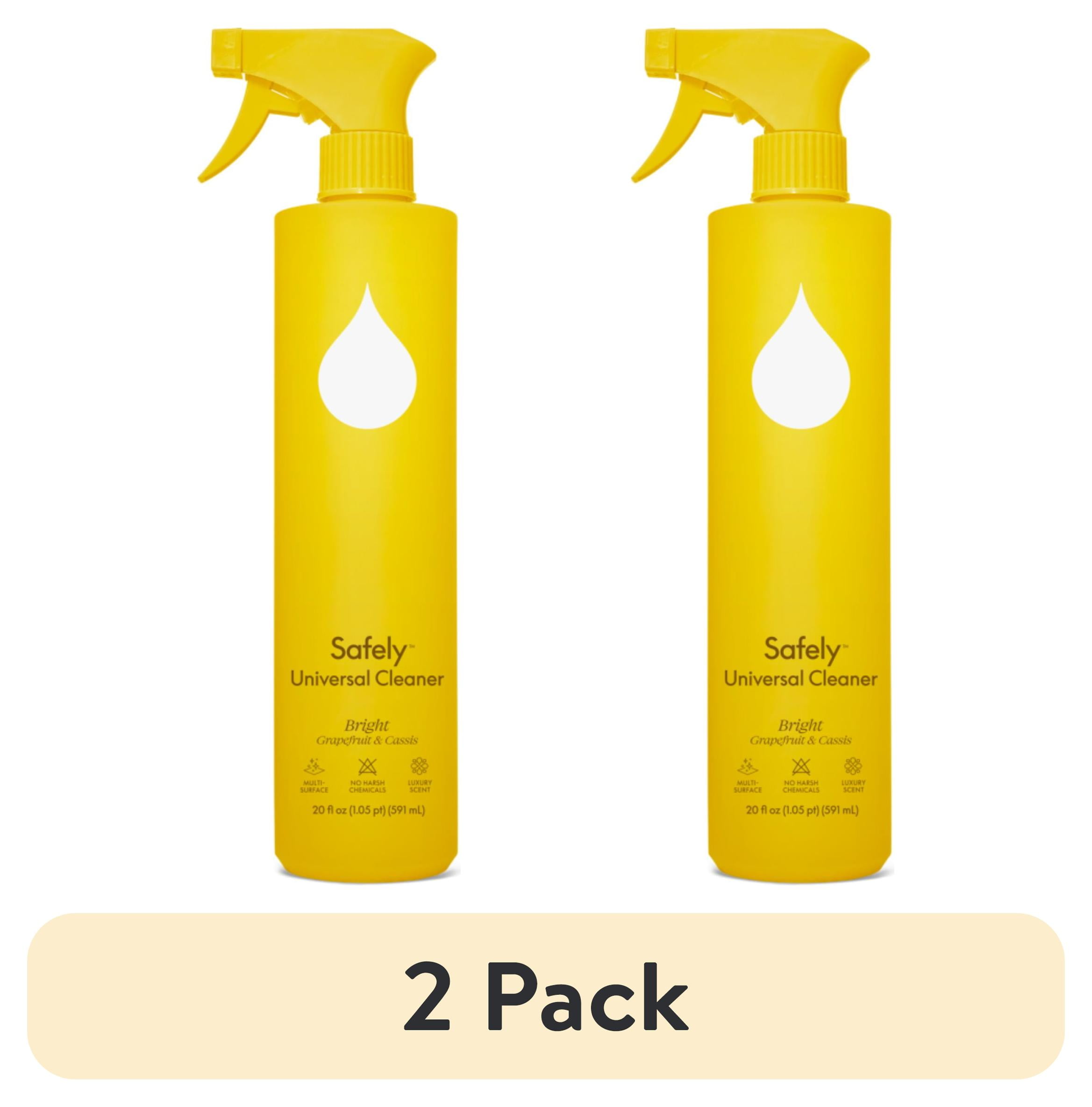 (2 pack) Safely Multi-Surface Universal Cleaner, Bright Scent, 20 fl oz ...