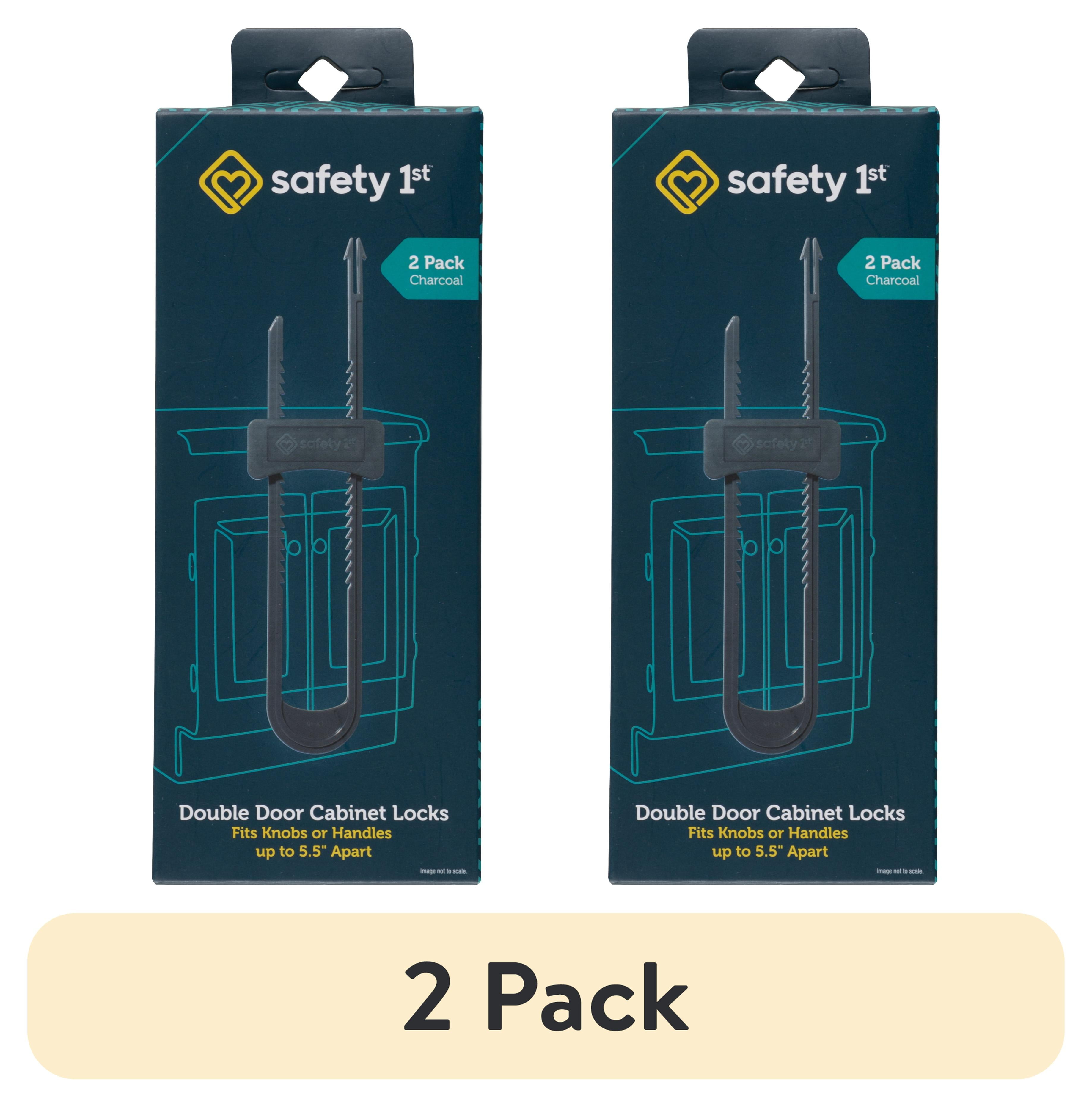 (2 pack) Safety 1st Double Door Baby-Proofing Cabinet Lock (2pk ...