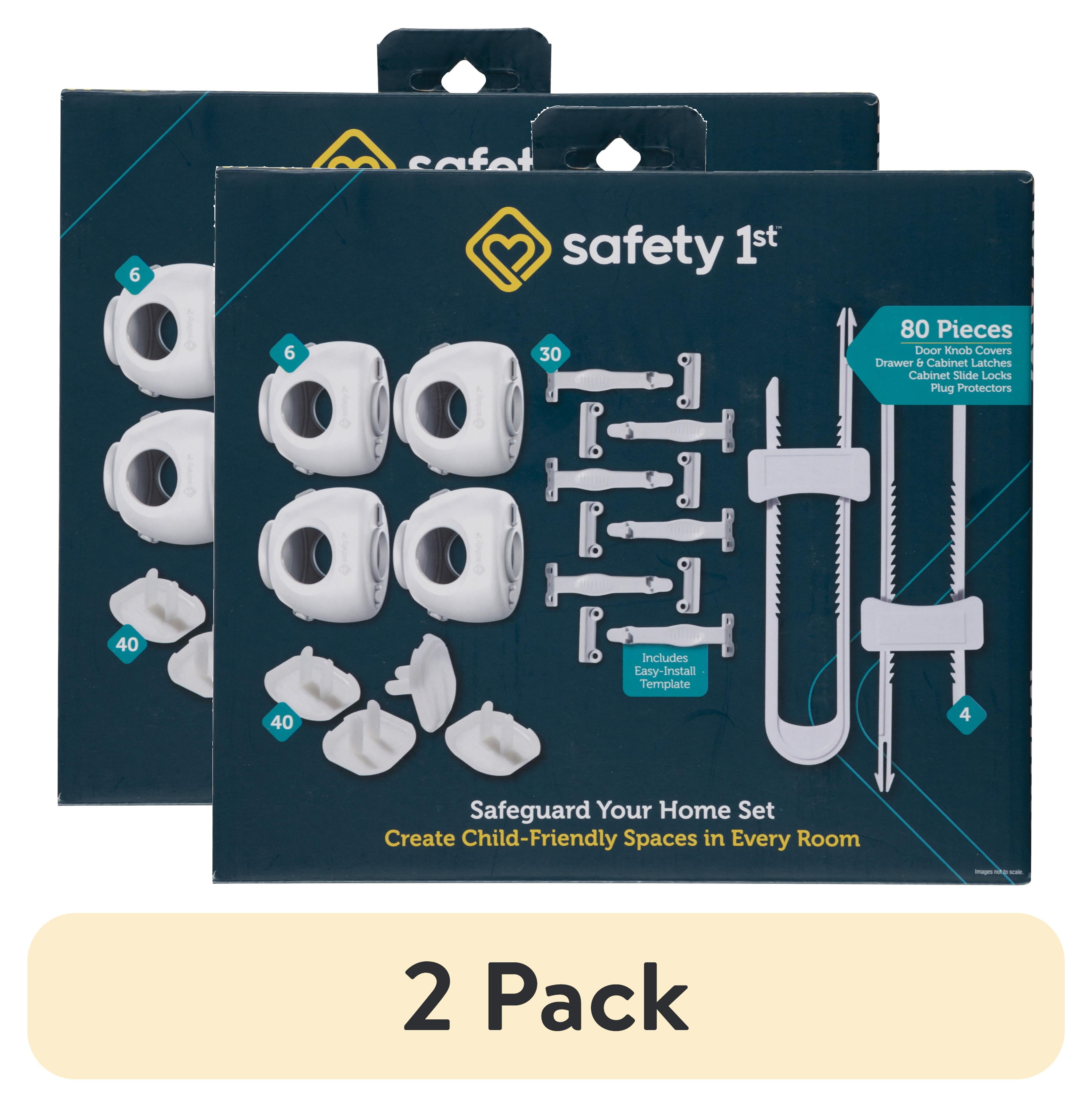 (2 pack) Safety 1st Home Safeguarding Set (80 Pieces), White, Toddler ...
