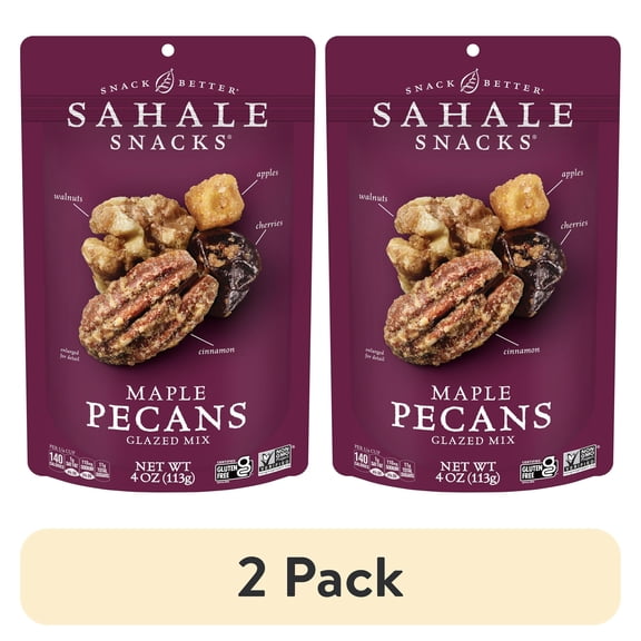 (2 pack) Sahale Snacks Maple Pecans Glazed Mix, Gluten-Free Snack, 4 ...