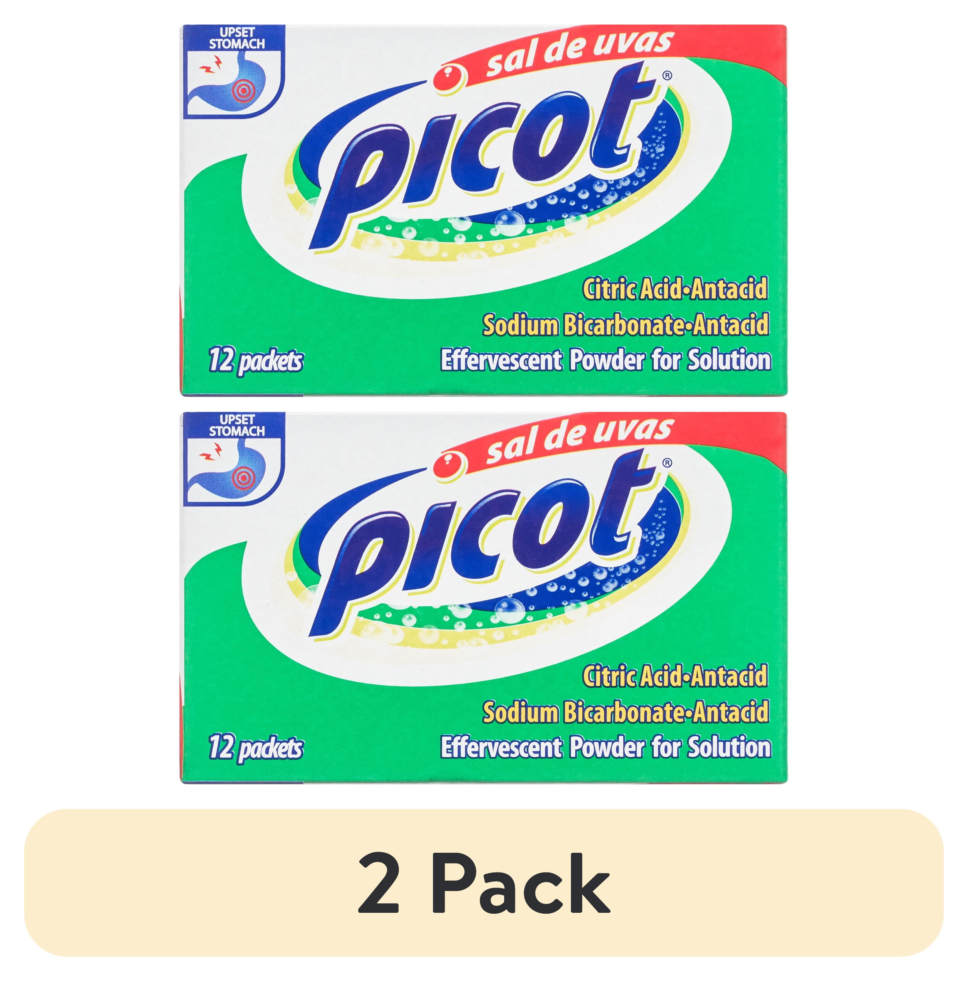 (2 pack) Sal De Uvas Picot an Effervescent Antacid Powder Solution for ...