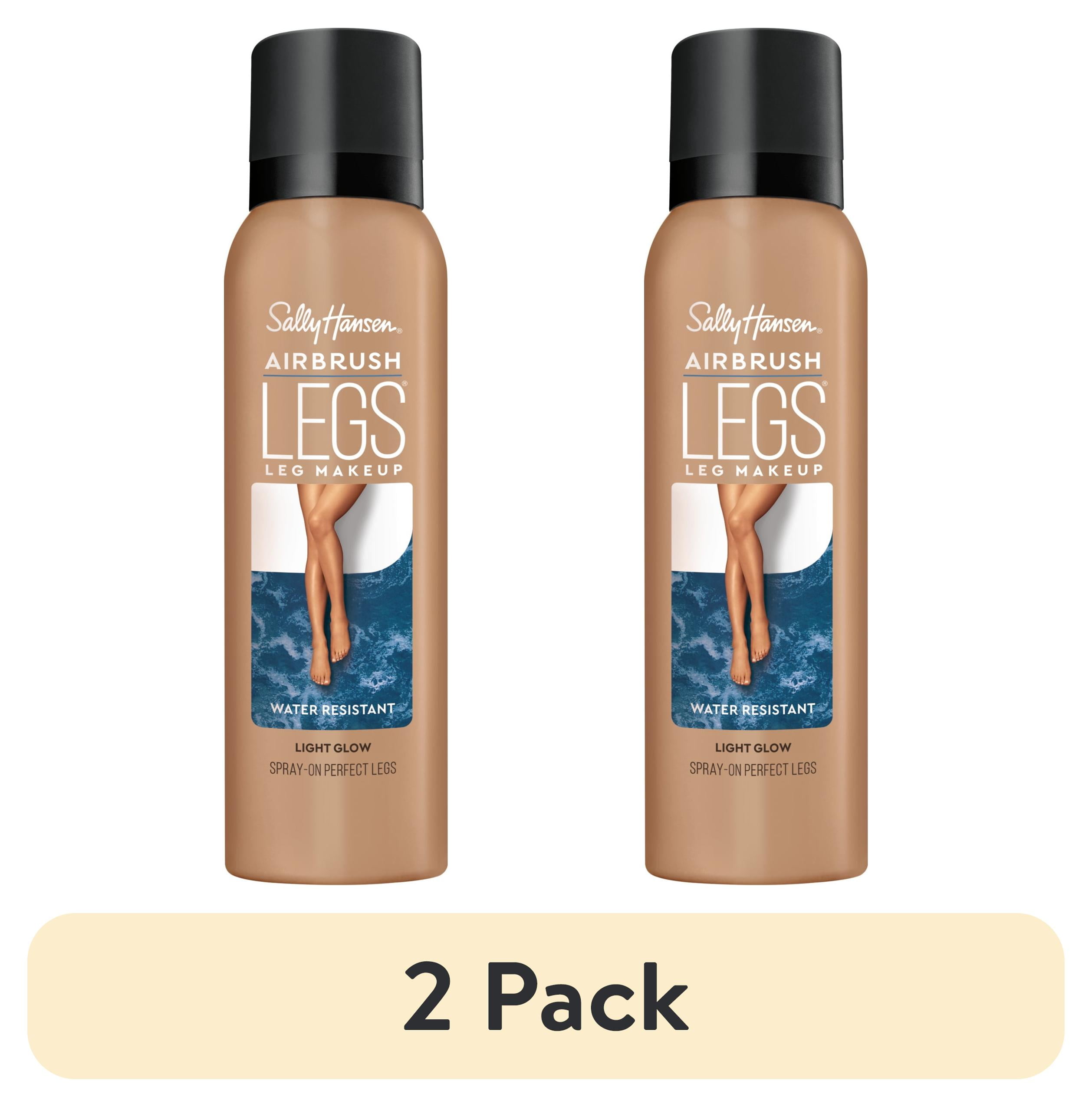 (2 pack) Sally Hansen Airbrush Legs Makeup, Tan Glow, 4.4 oz Spray ...