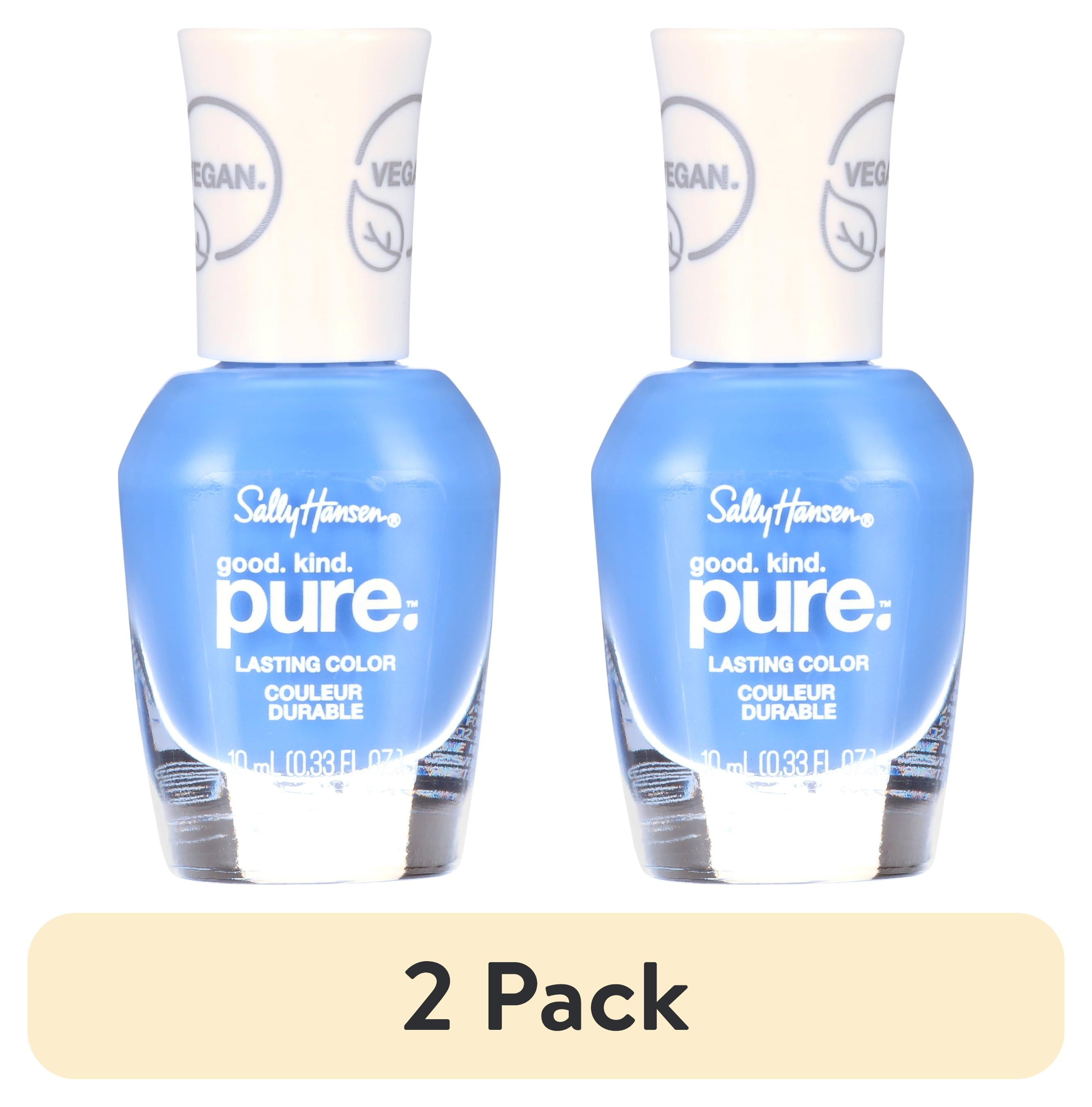 (2 pack) Sally Hansen Good.Kind.Pure. Vegan Nail Color, Blue Moonstone ...