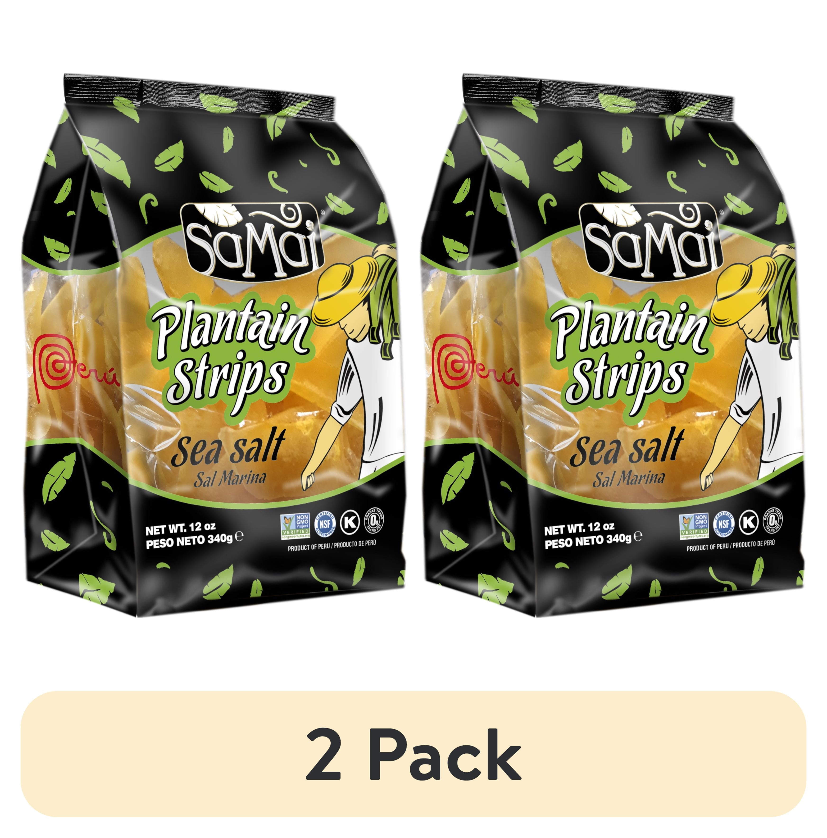 (2 pack) Samai Pacific Sea Salt Plaintain Strips, 12 oz, 1 Bag ...